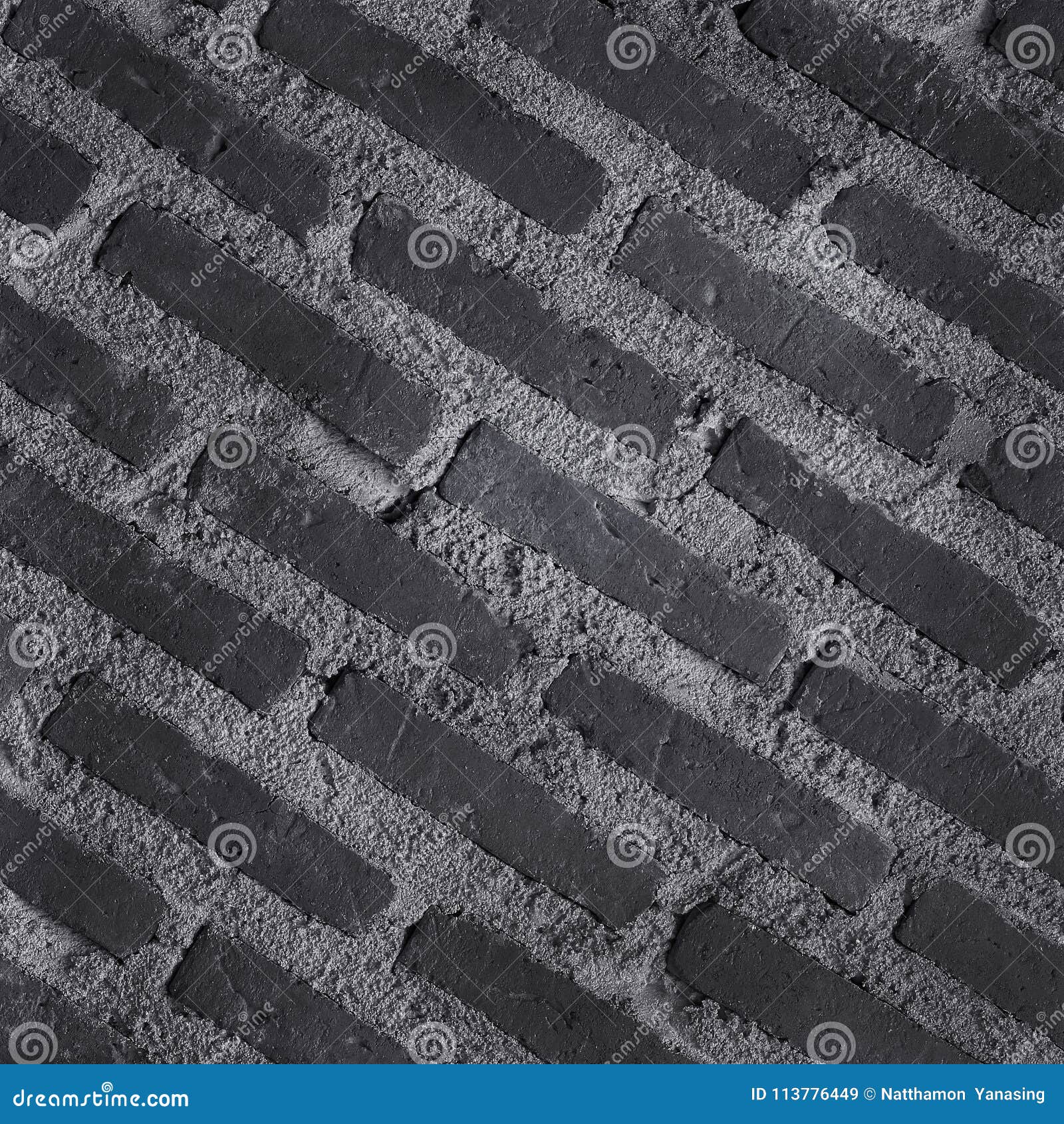 Black Brick Wall Texture Background. Pattern Grey Slate Stone Wall ...