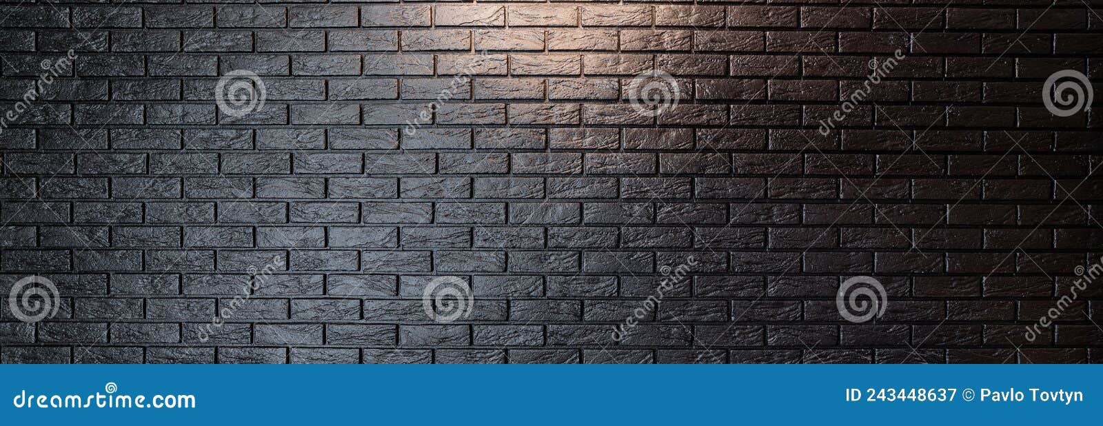 Black Brick Wall Wallpaper for Desktop Stock Image - Image of artwork ...
