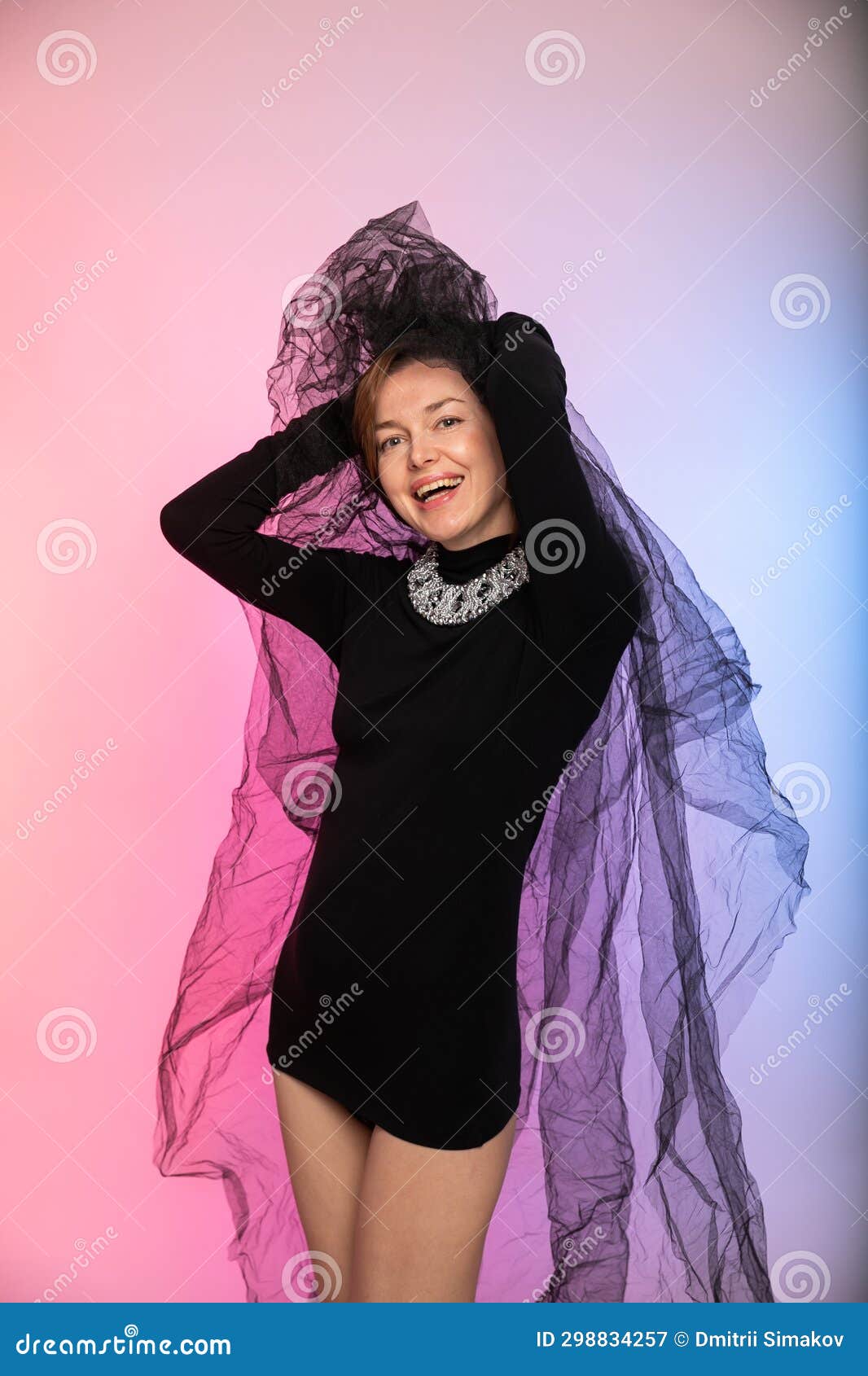Black Bride Witch in Dark Dress Stock Image - Image of glamour, lady ...
