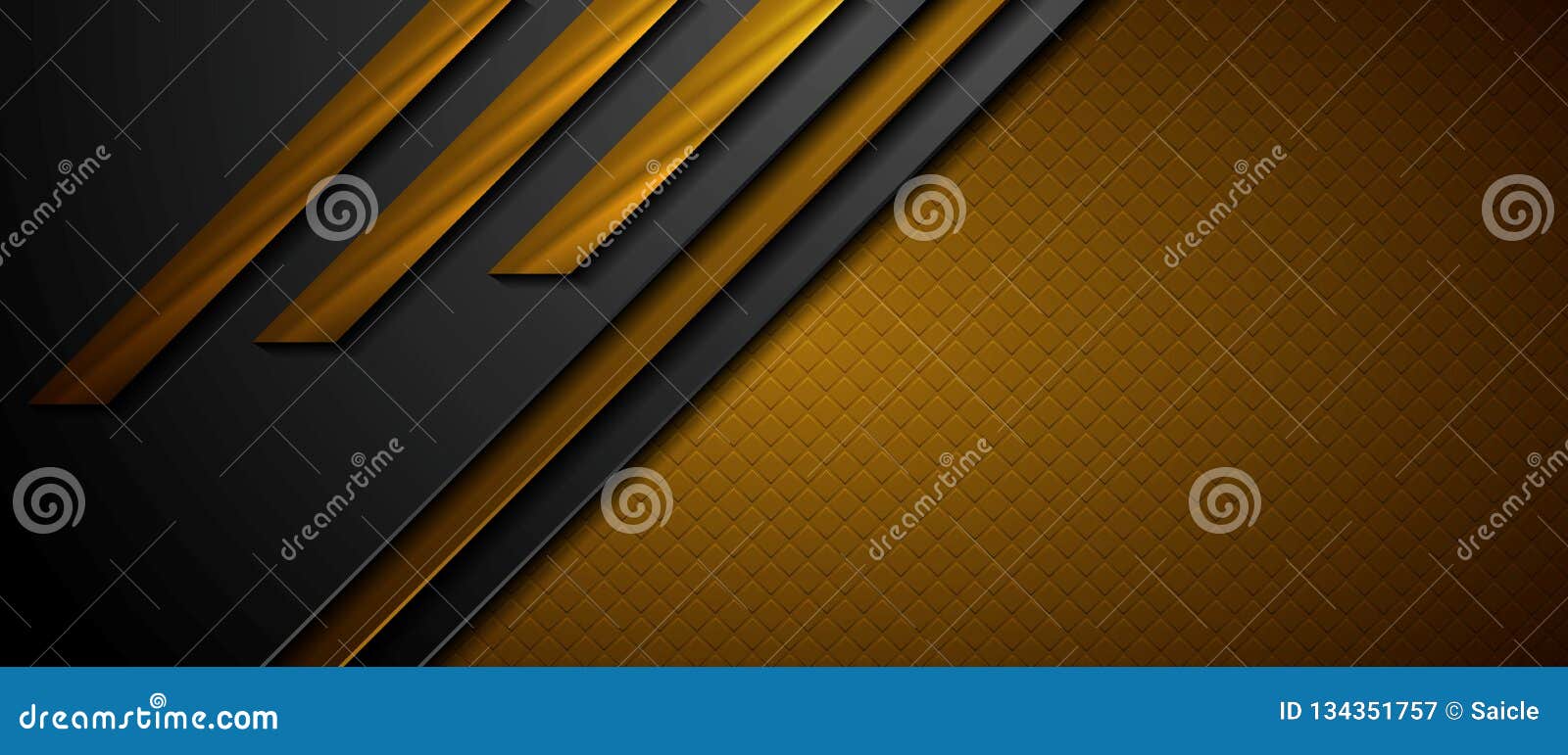 Black and Brown Abstract Tech Geometric Background Stock Vector ...