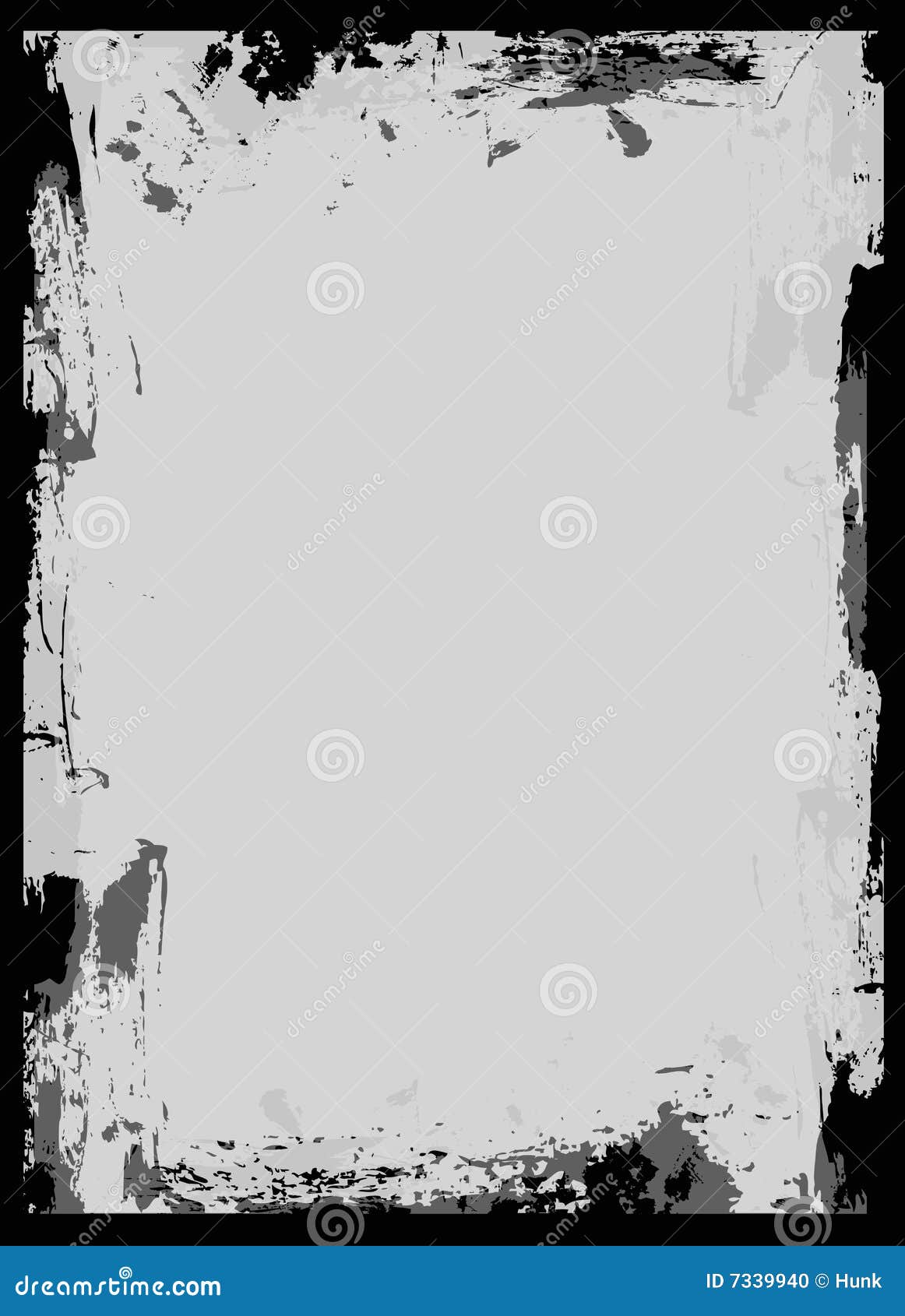 Black brush frame stock vector. Illustration of illustraions - 7339940
