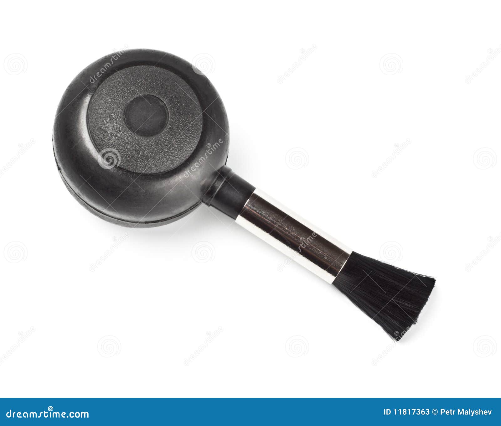 Black Brush for Photo Camera Stock Image - Image of care, bristles ...