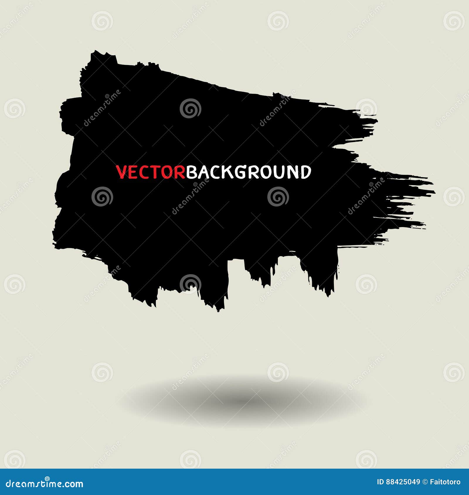 Black Brush Texture Background Set Stock Vector - Illustration of draw ...