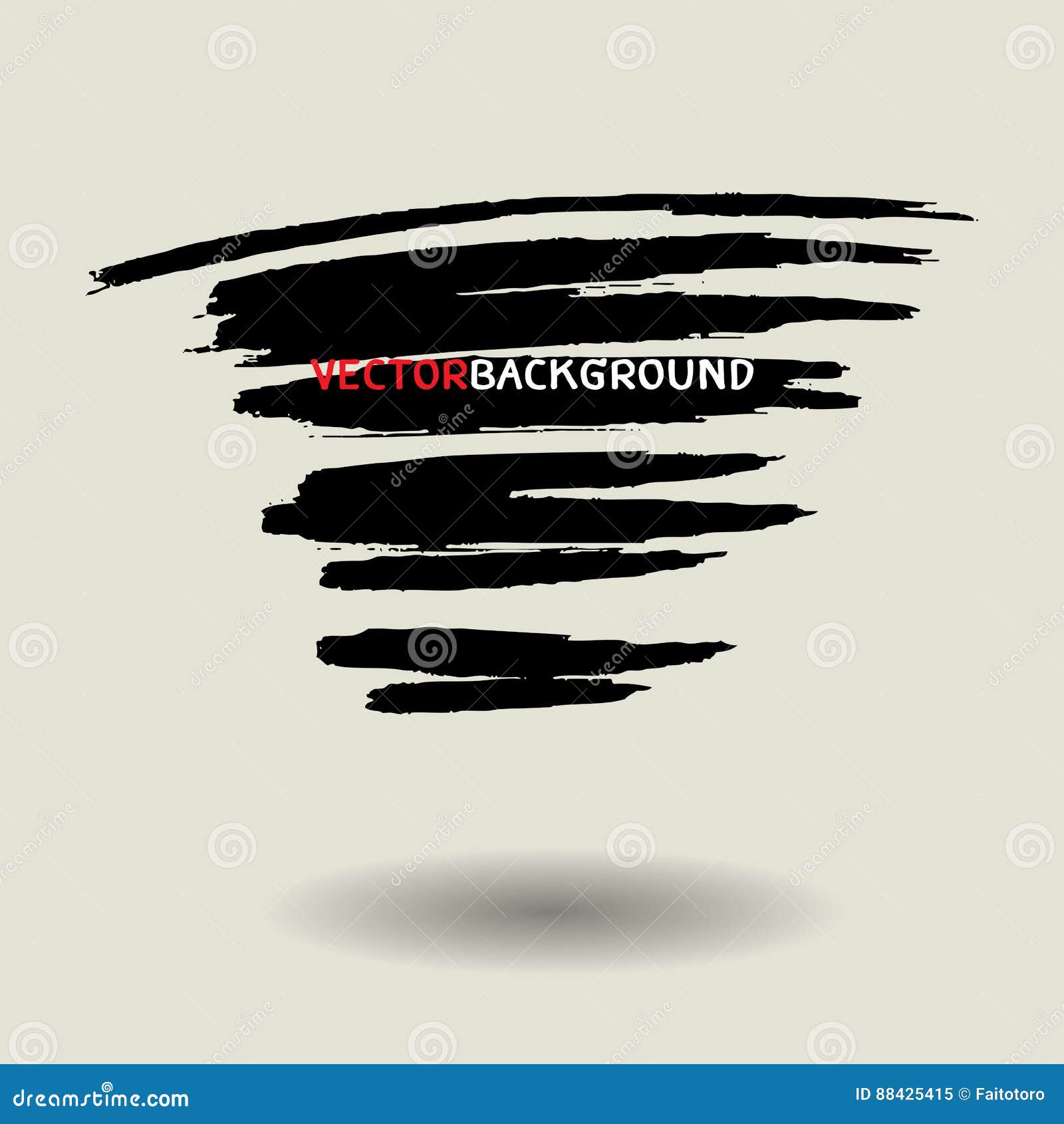 Black Brush Texture Background Set Stock Vector - Illustration of rock, black: 88425415