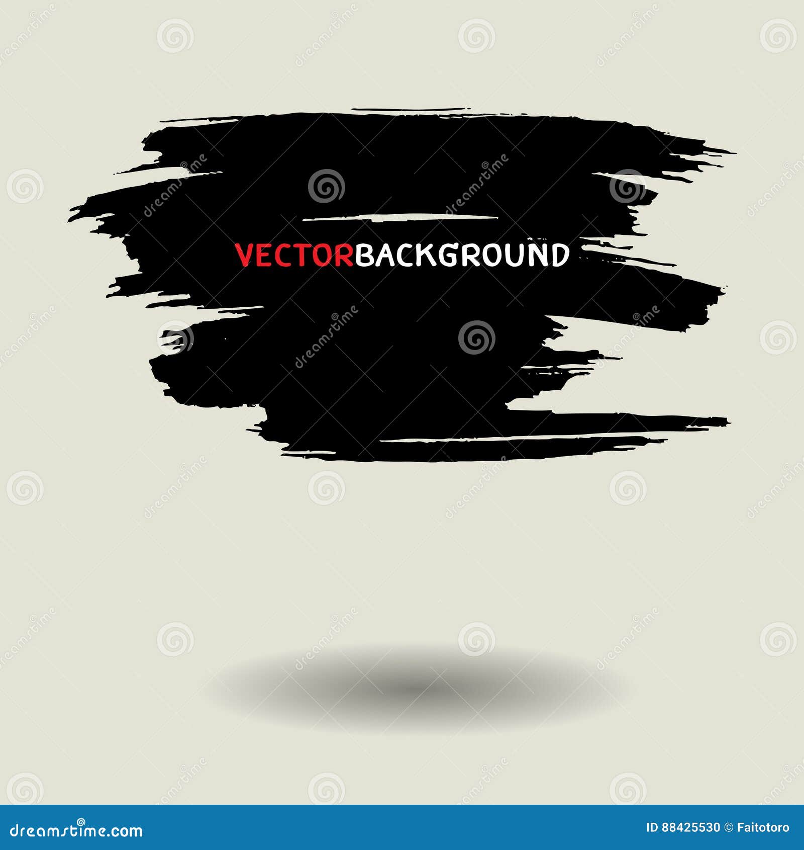 Black Brush Texture Background Set Stock Vector - Illustration of ...