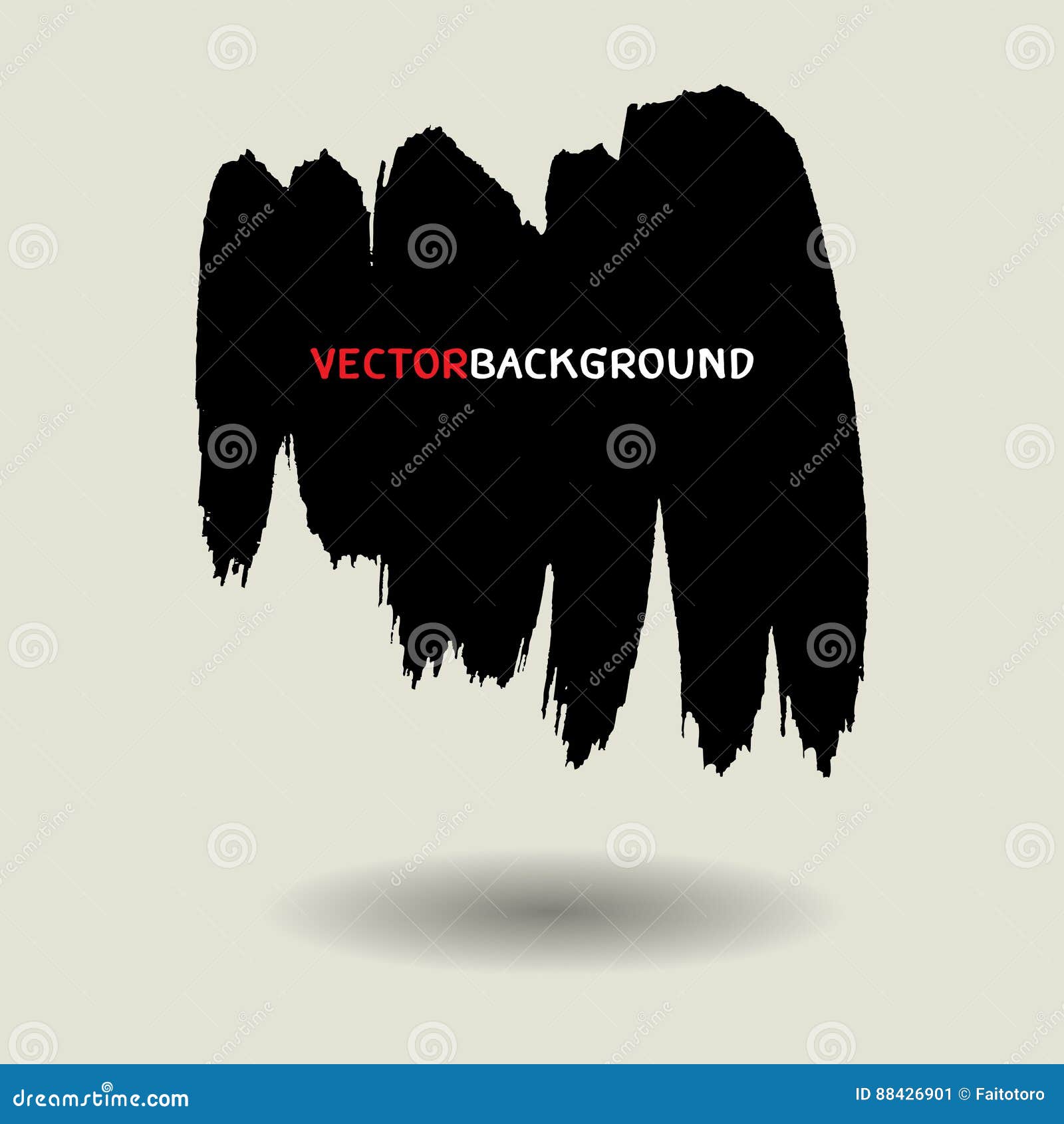 Black Brush Texture Background Set Stock Vector - Illustration of draw ...
