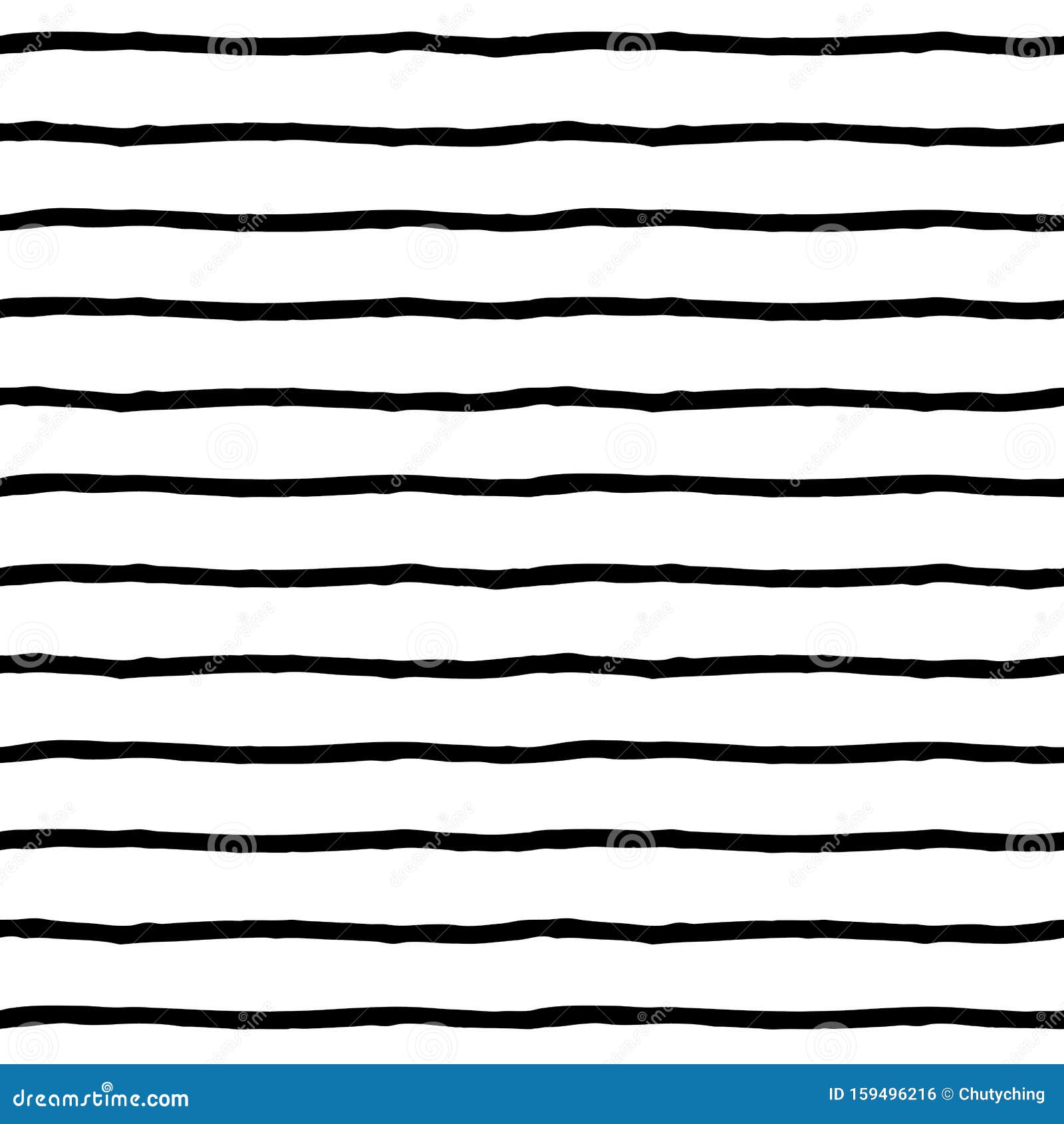 Black Brushstroke Line Seamless Pattern Stock Vector - Illustration of ...