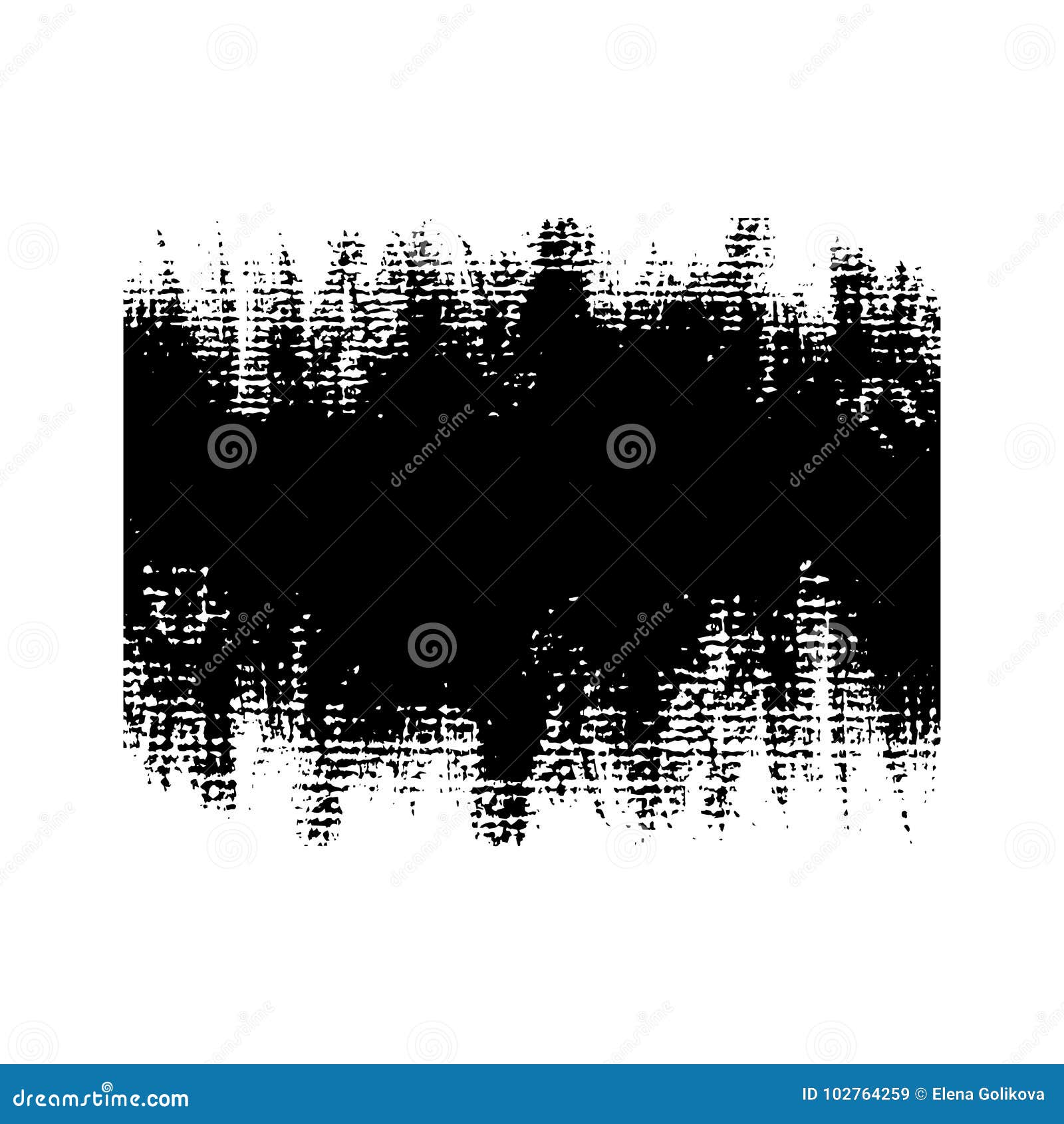 Black Brushstrokes Grunge Vector Banner Stock Vector - Illustration of ...