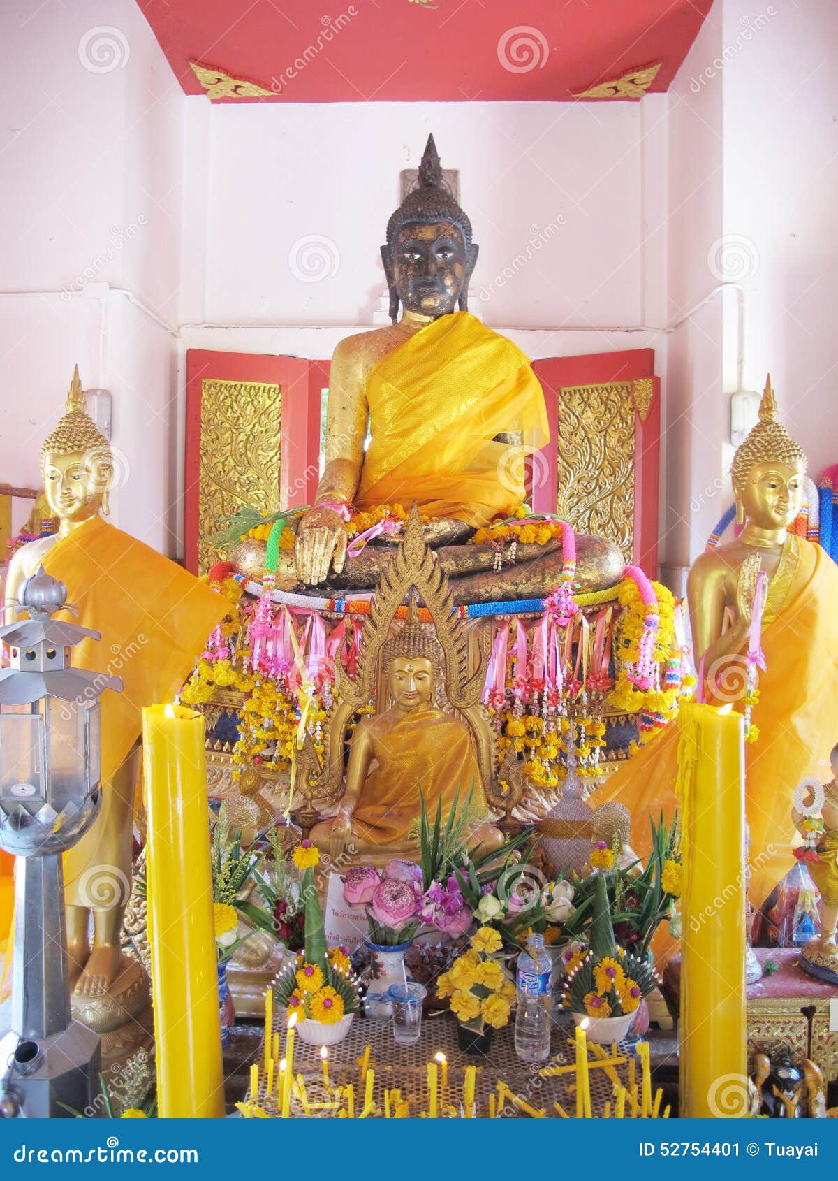 Black Buddha statue stock image. Image of buddha, attraction - 52754401