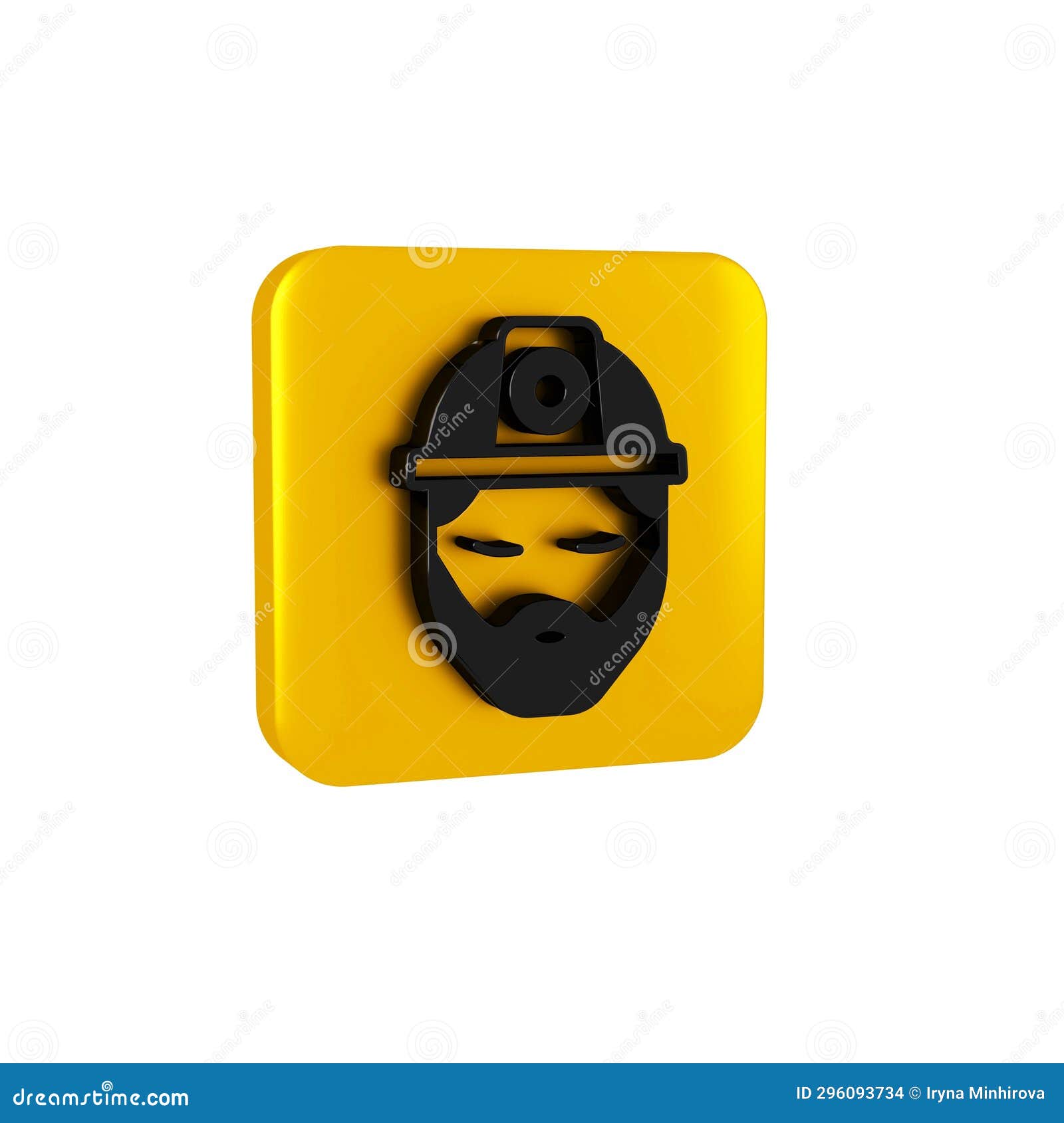 Black Builder Icon Isolated on Transparent Background. Construction ...
