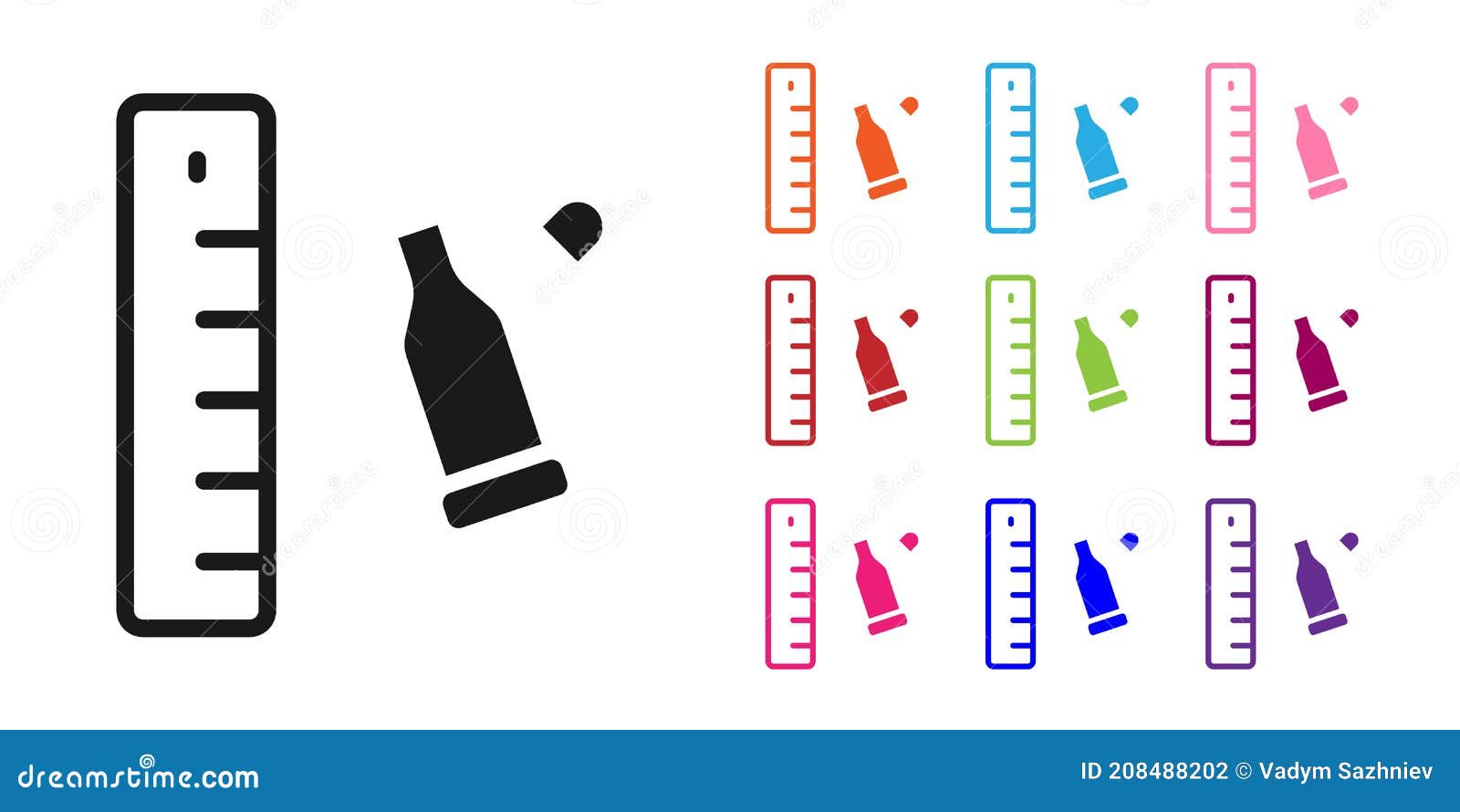 Black Bullet Casing As a Piece of Evidence Placed with Forensic Ruler ...