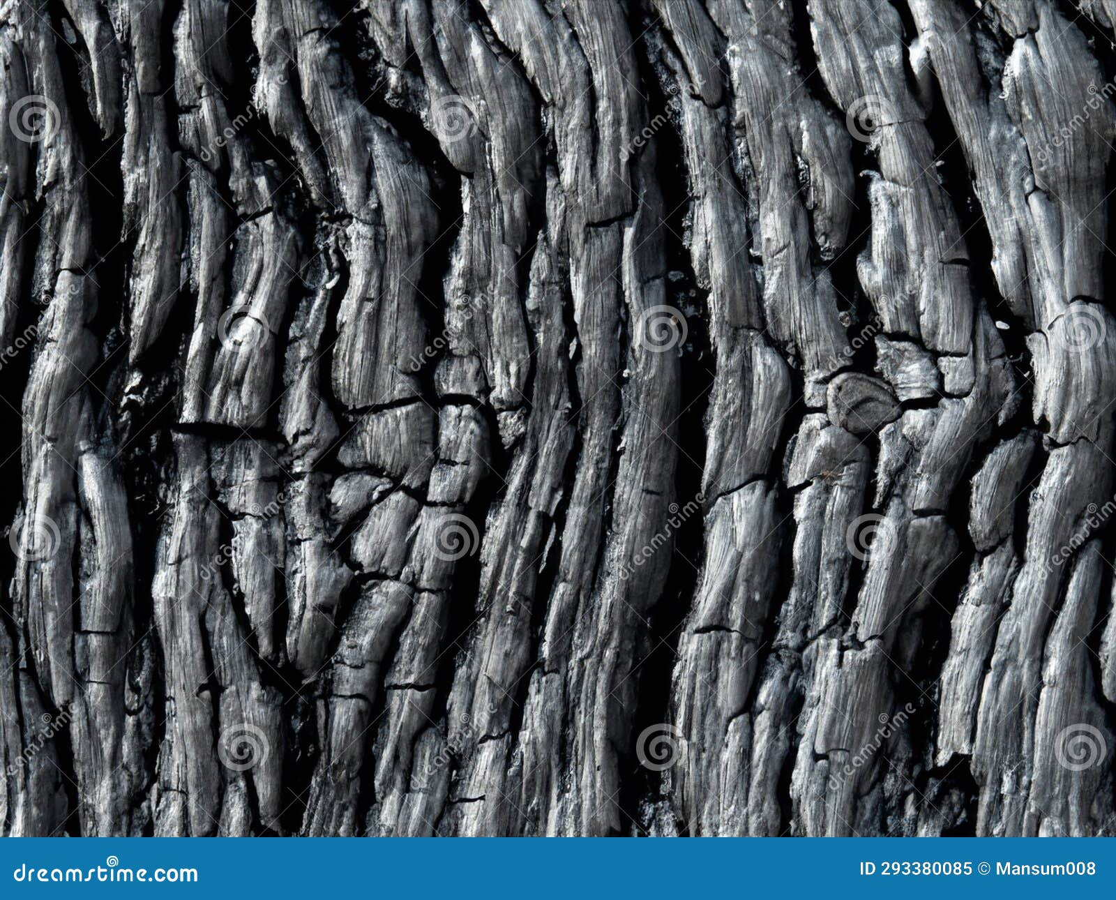 The Black Burn Wood Texture with Natural Background Stock Illustration ...