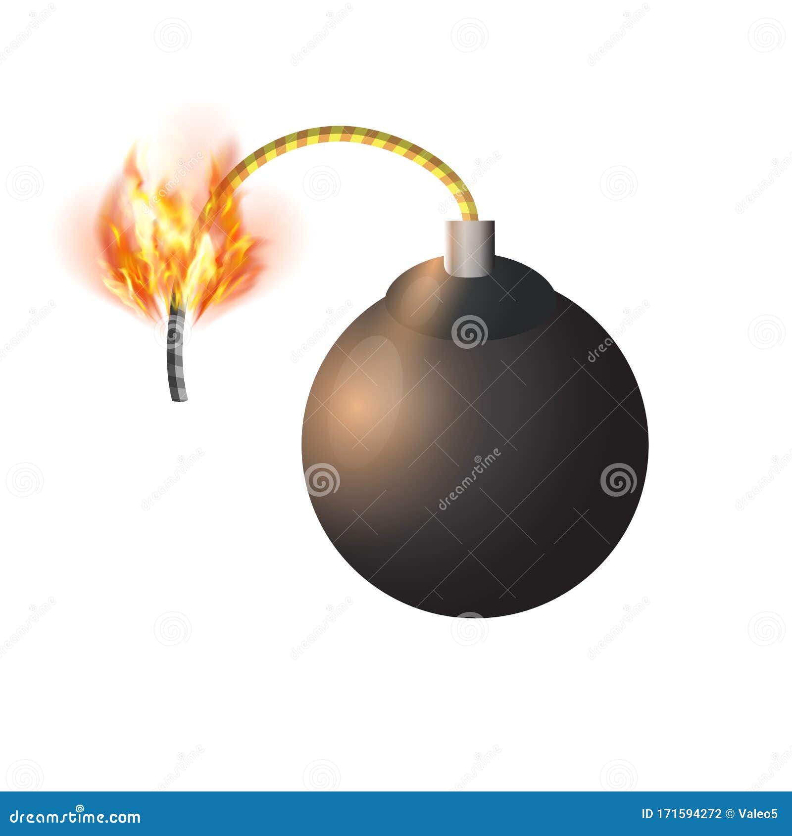 Black Burning Bomb Icon. Explode Flash, Cartoon Explosion, Burst on ...