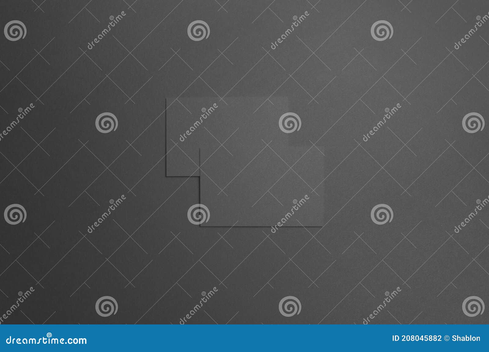 Black Business Card Mock-Up 85x55mm - Two Overlapping Cards Stock Photo ...