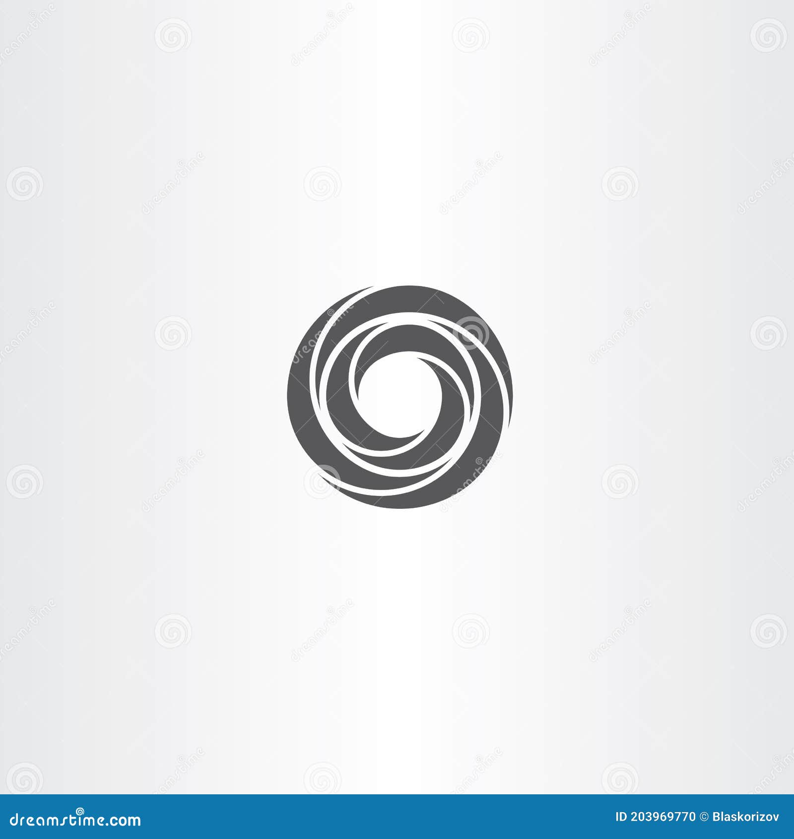 Black Business Circle Logo Element Vector Sign Stock Vector ...