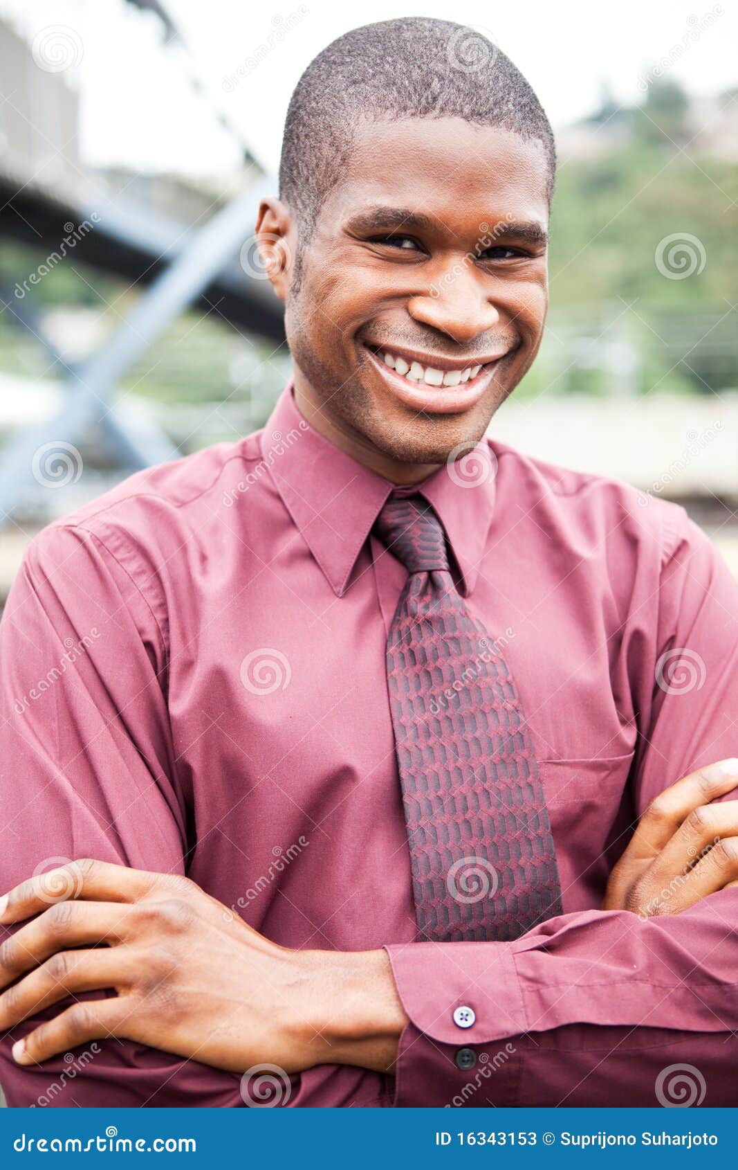 Black businessman stock image. Image of real, happy, standing - 16343153