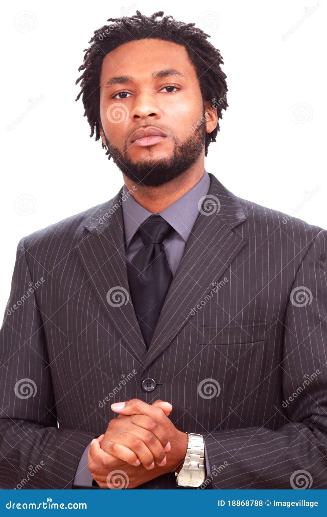 Black businessman stock photo. Image of nervous, brown - 18868788
