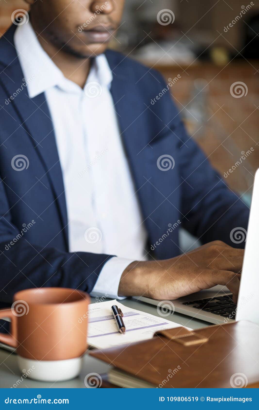 Black Businessman Using Computer Laptop Stock Image - Image of solo ... Black Businessman Using Computer Laptop Stock Image - Image of solo ...