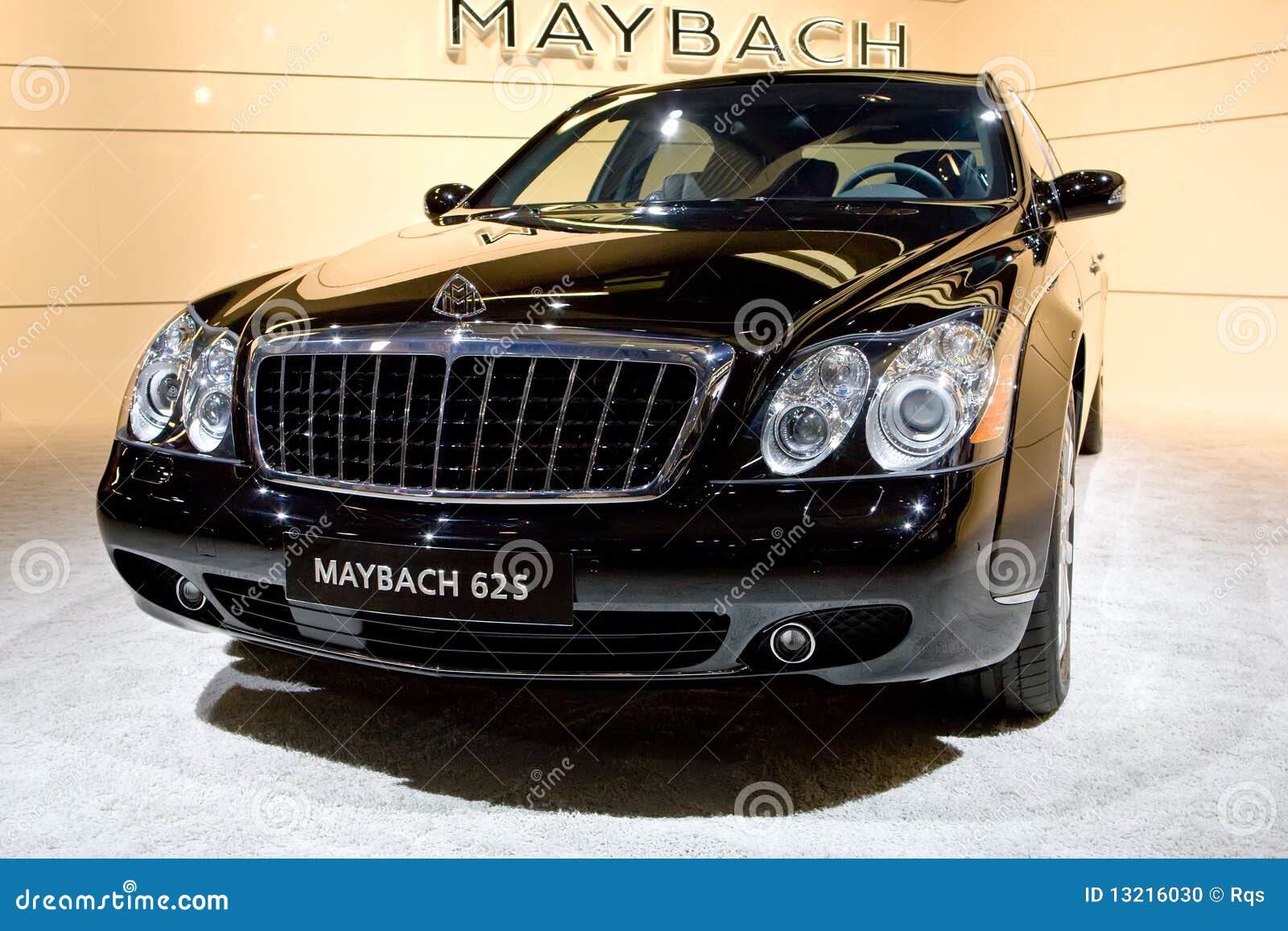 Black Bussines Car Maybach 62S Editorial Image - Image of transport ...