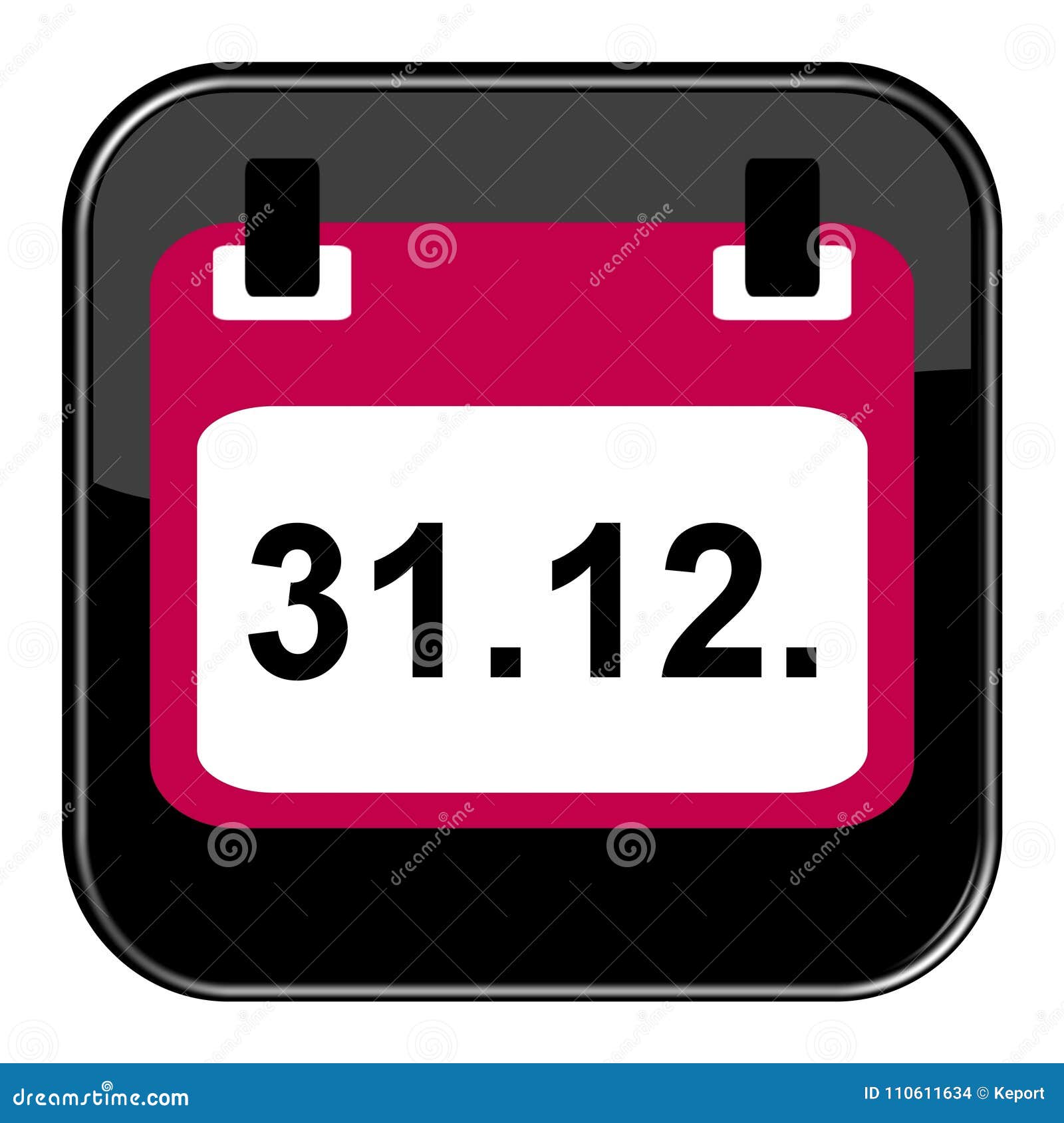 December 31th Calendar Cartoon Character Bring The Flags Of Various Countries Vector ...