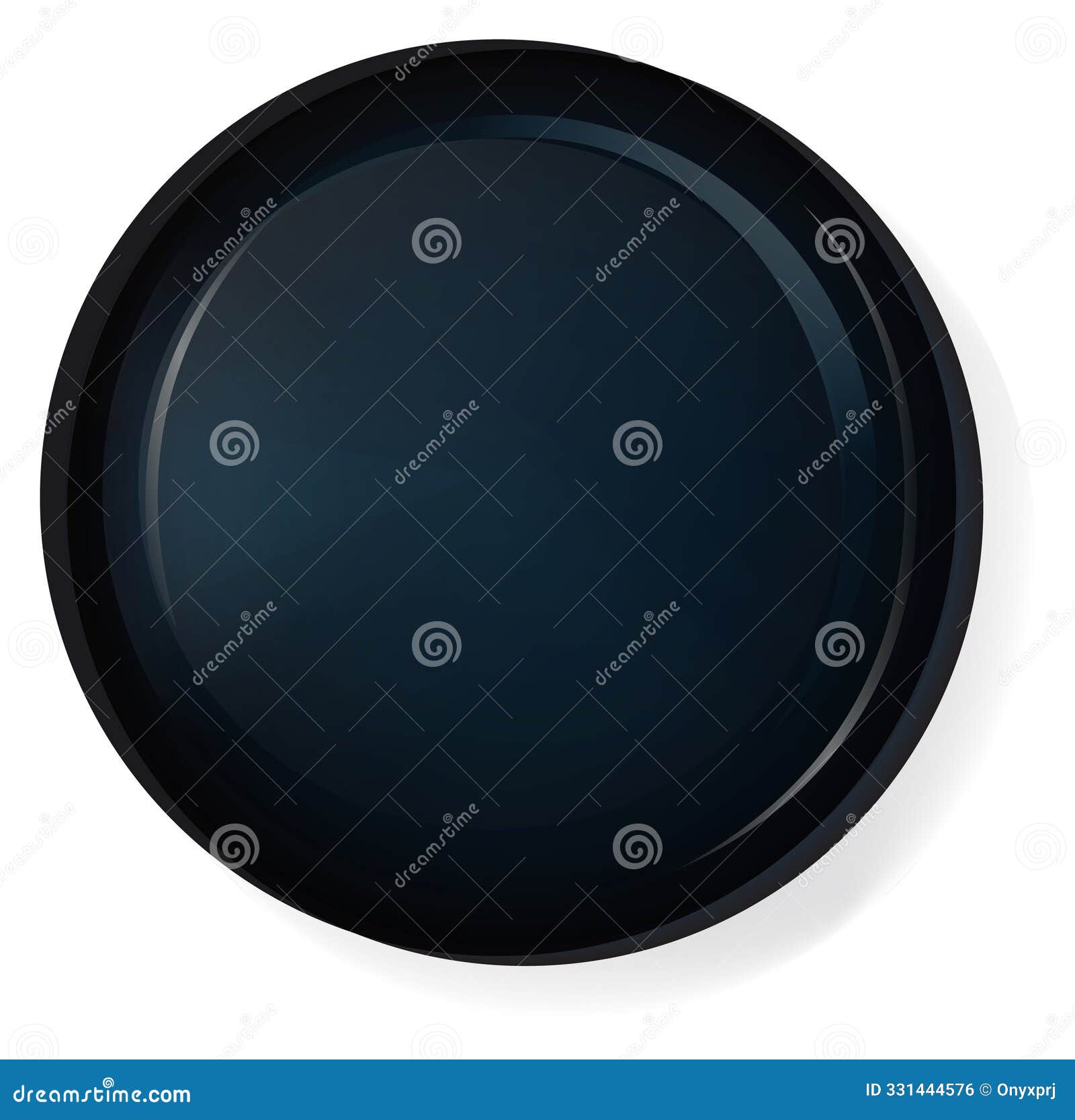 Black Button Pin Mockup. Realistic Plastic Label Stock Vector ...