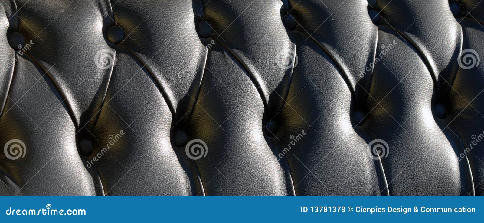 Black Buttoned Leather Pattern Stock Photo - Image of antique, quality ...