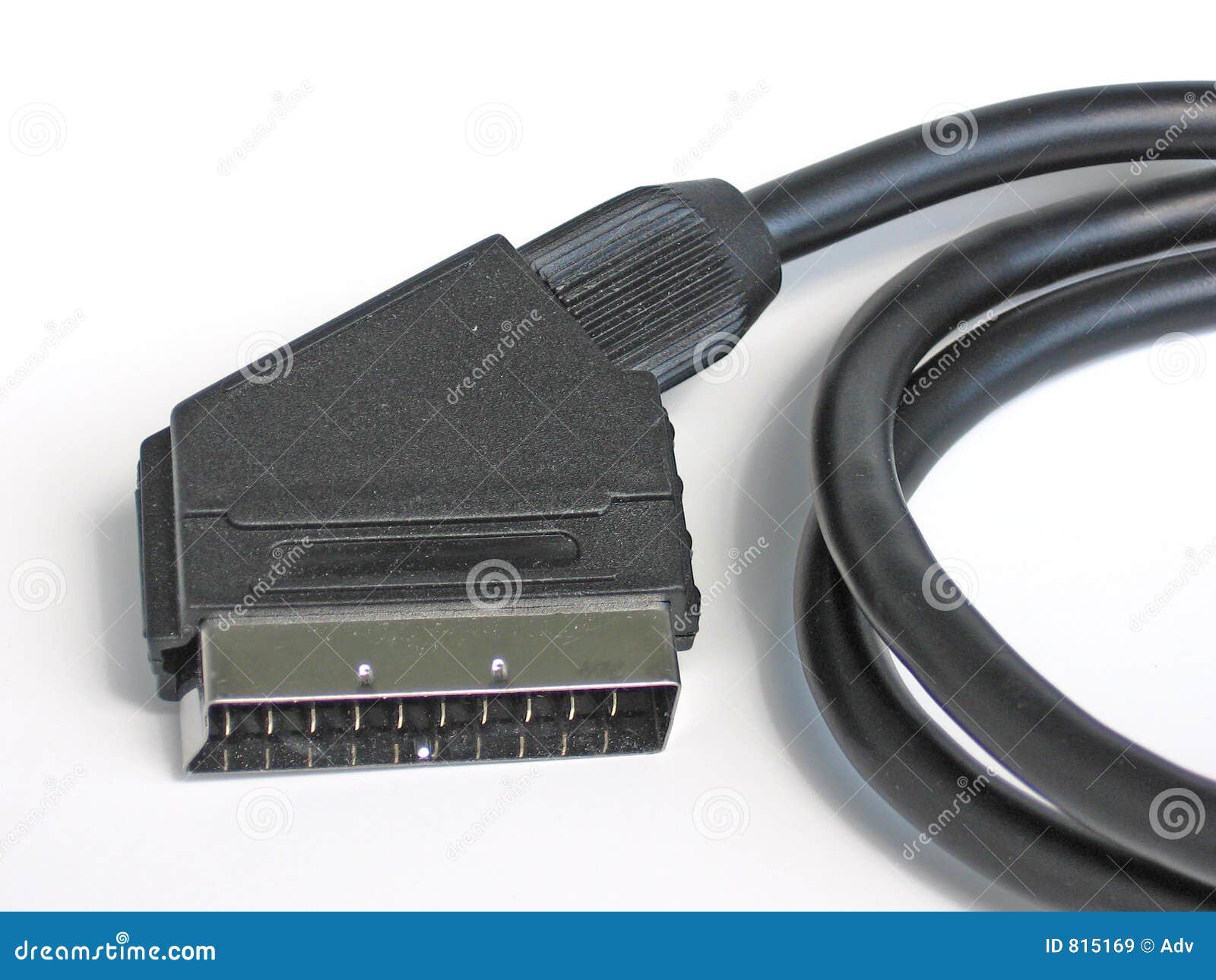 Black cable stock image. Image of supply, wire, analog - 815169