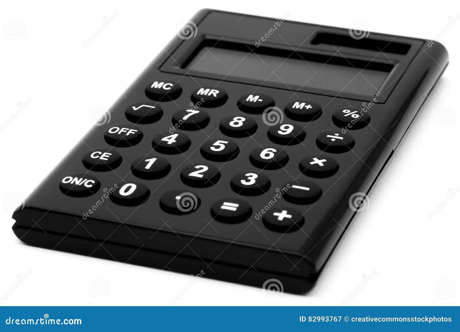 Black Calculator Picture. Image: 82993767