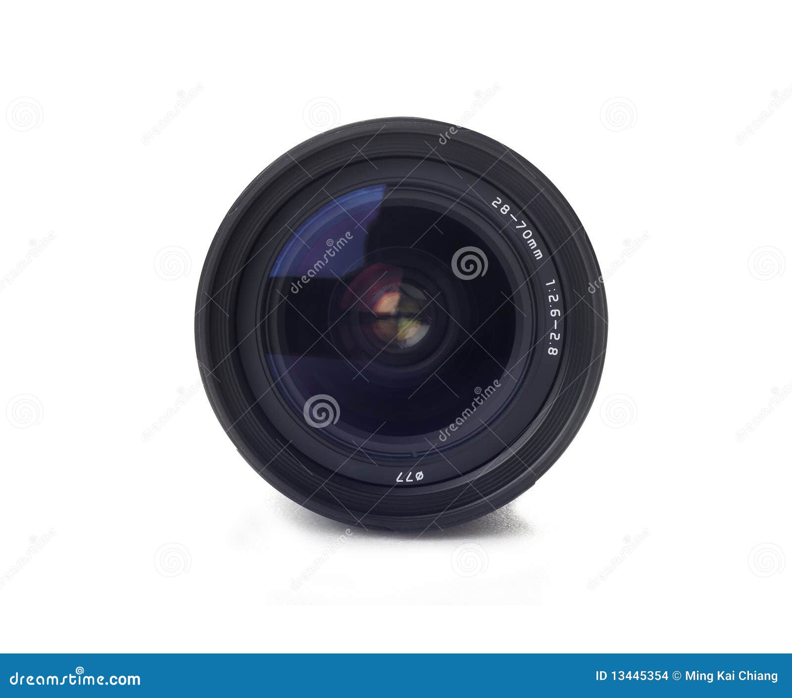 Black Camera Lens Isolated on White Stock Photo - Image of focal ...