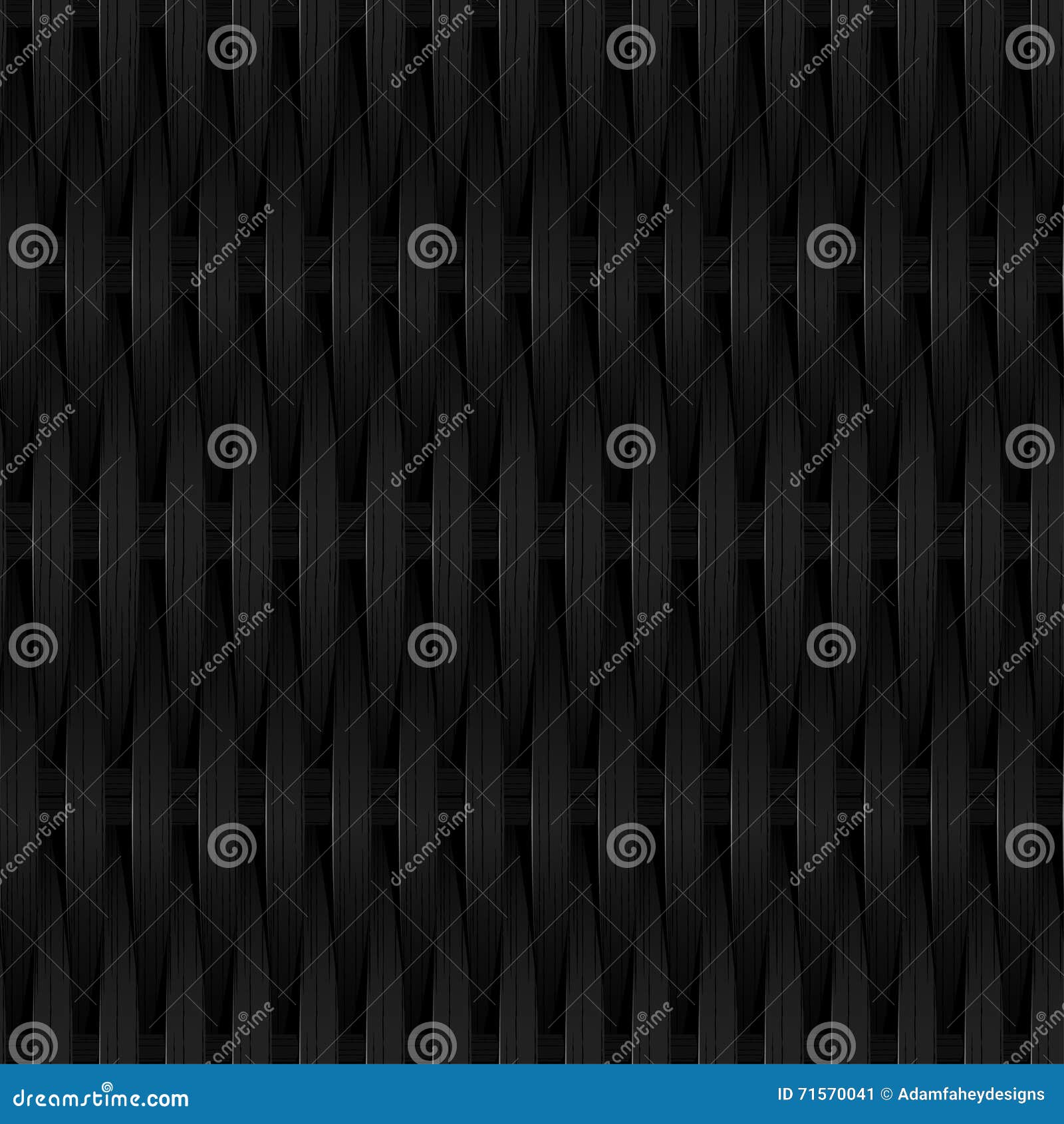 Black Cane Wicker Woven Fiber Seamless Pattern Stock Vector ...
