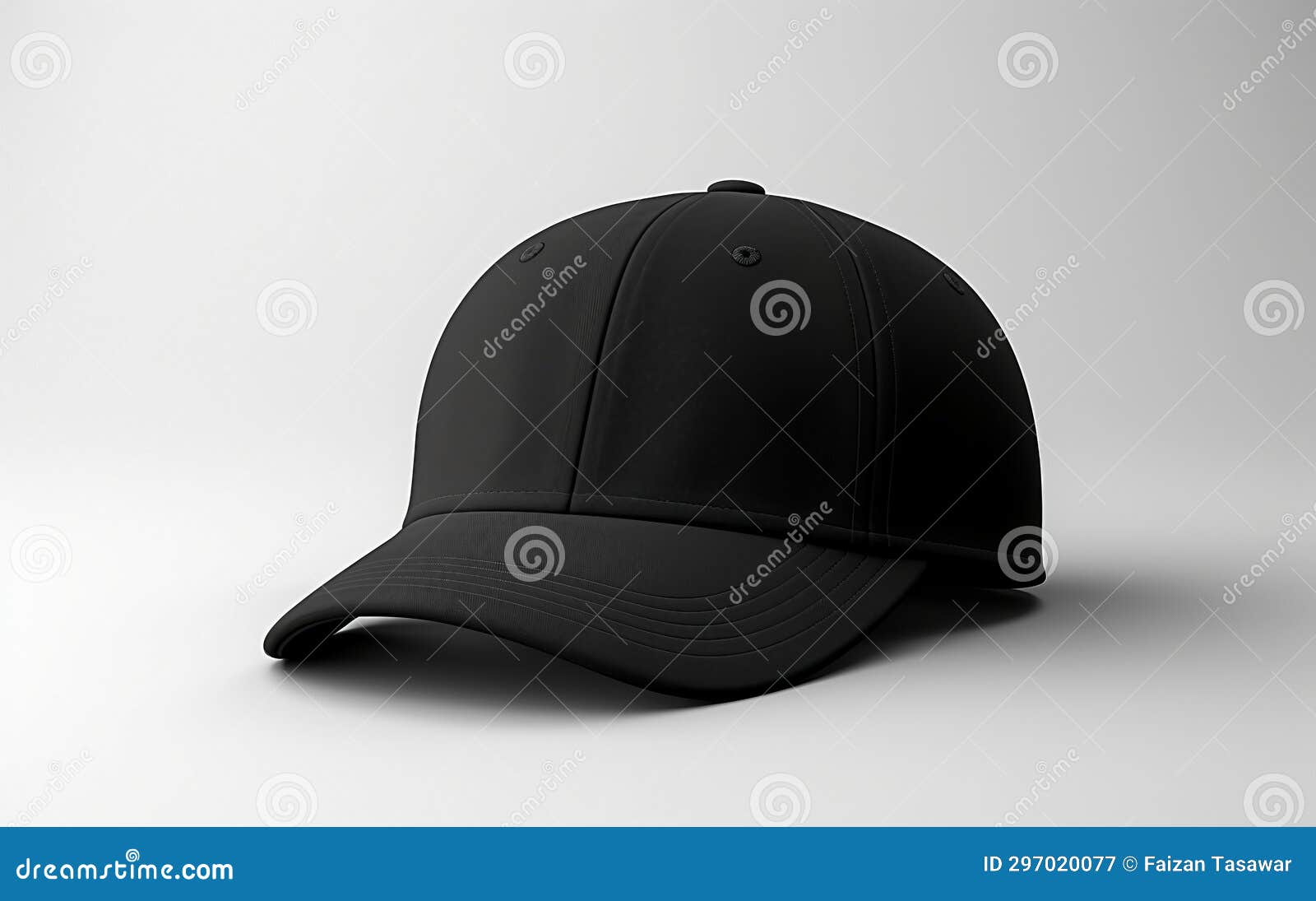 Black Cap on a Background with Transparency -Generative Ai Stock ...