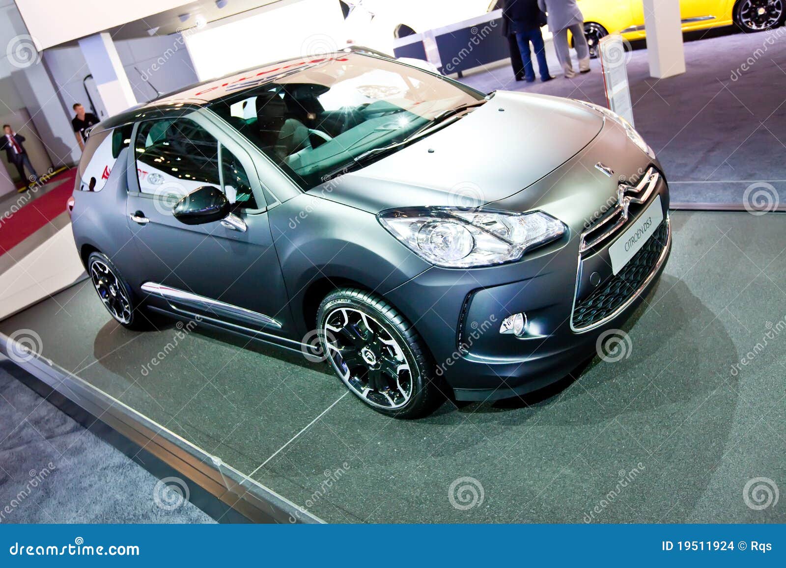 Black car Citroen DS3 editorial stock image. Image of headlight - 19511924