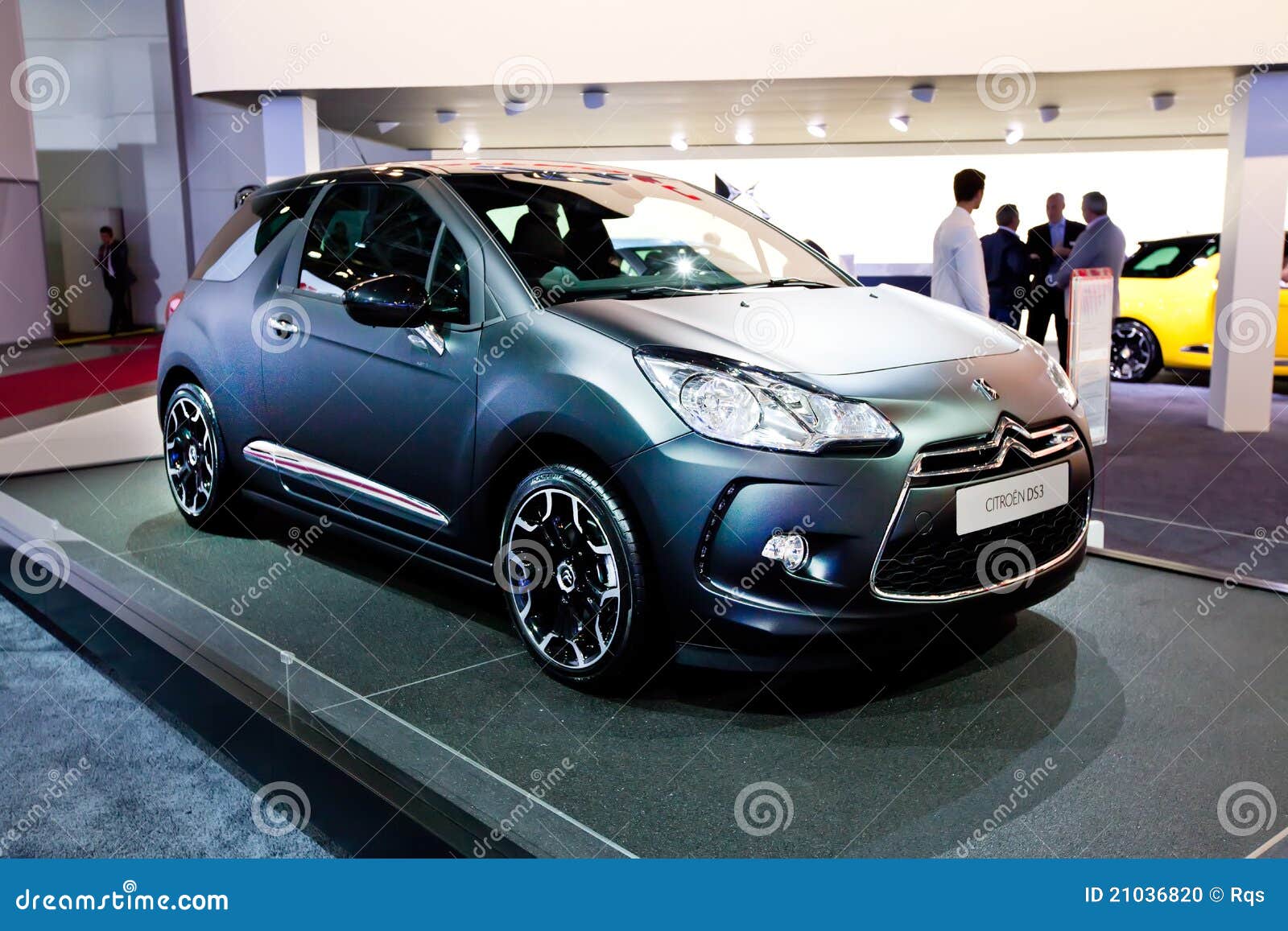 Black car Citroen DS3 editorial image. Image of headlight - 21036820