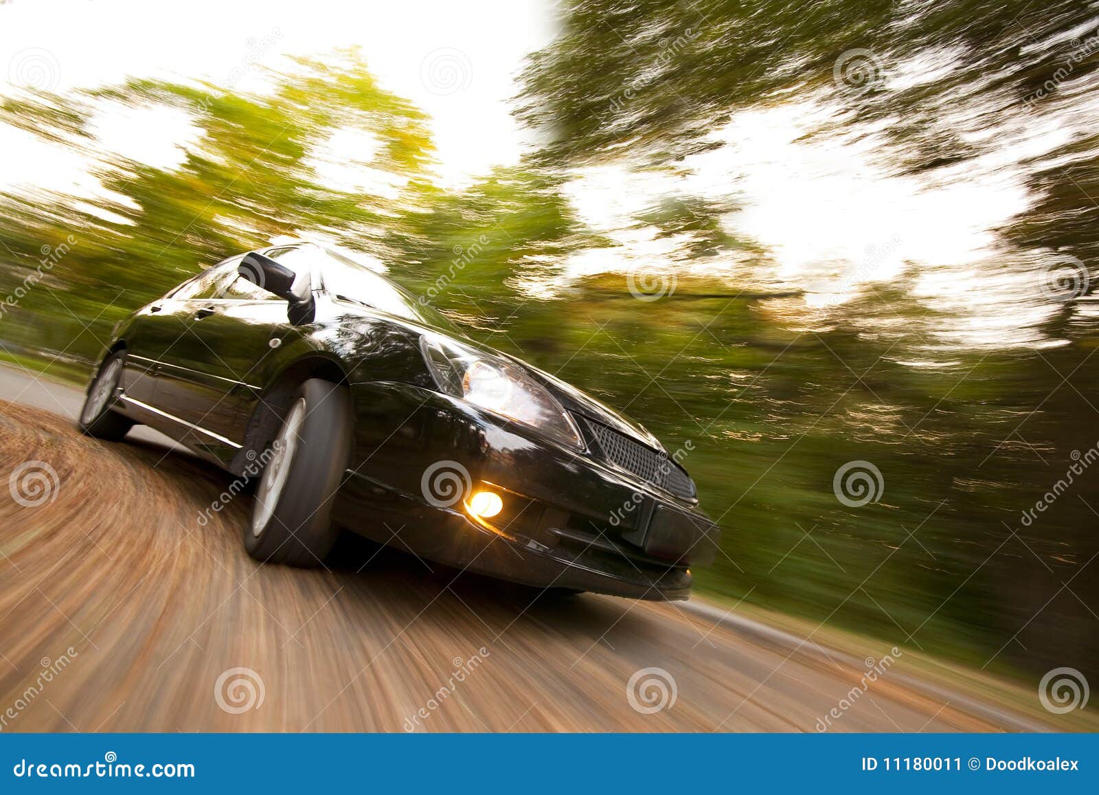 Black car fast moving stock image. Image of drive, vehicle - 11180011