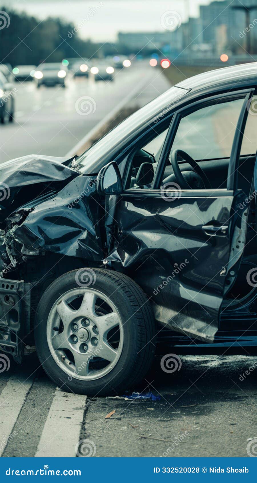The Mangled And Damaged Shell Of An Oyster Clam, Caused By The Damaging ...