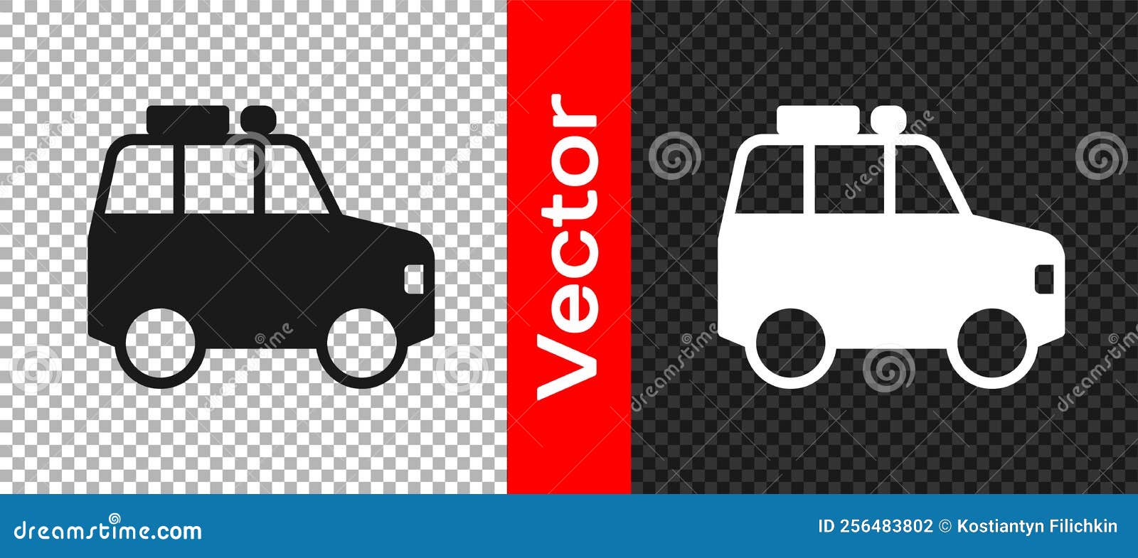 Black Car Icon Isolated on Transparent Background. Vector Stock Vector ...