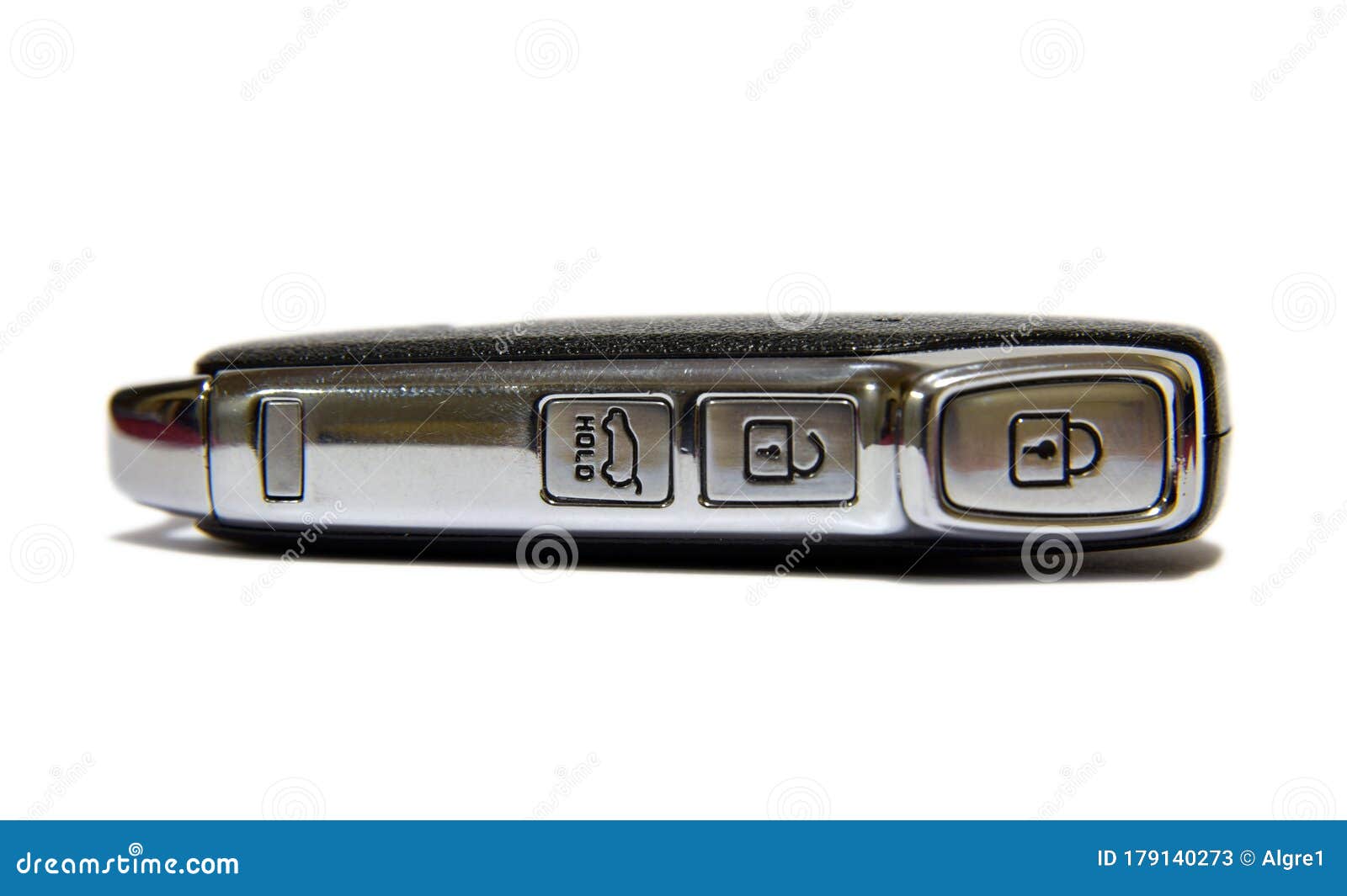 Black Car Key with Remote Central Locking Stock Image - Image of power ...