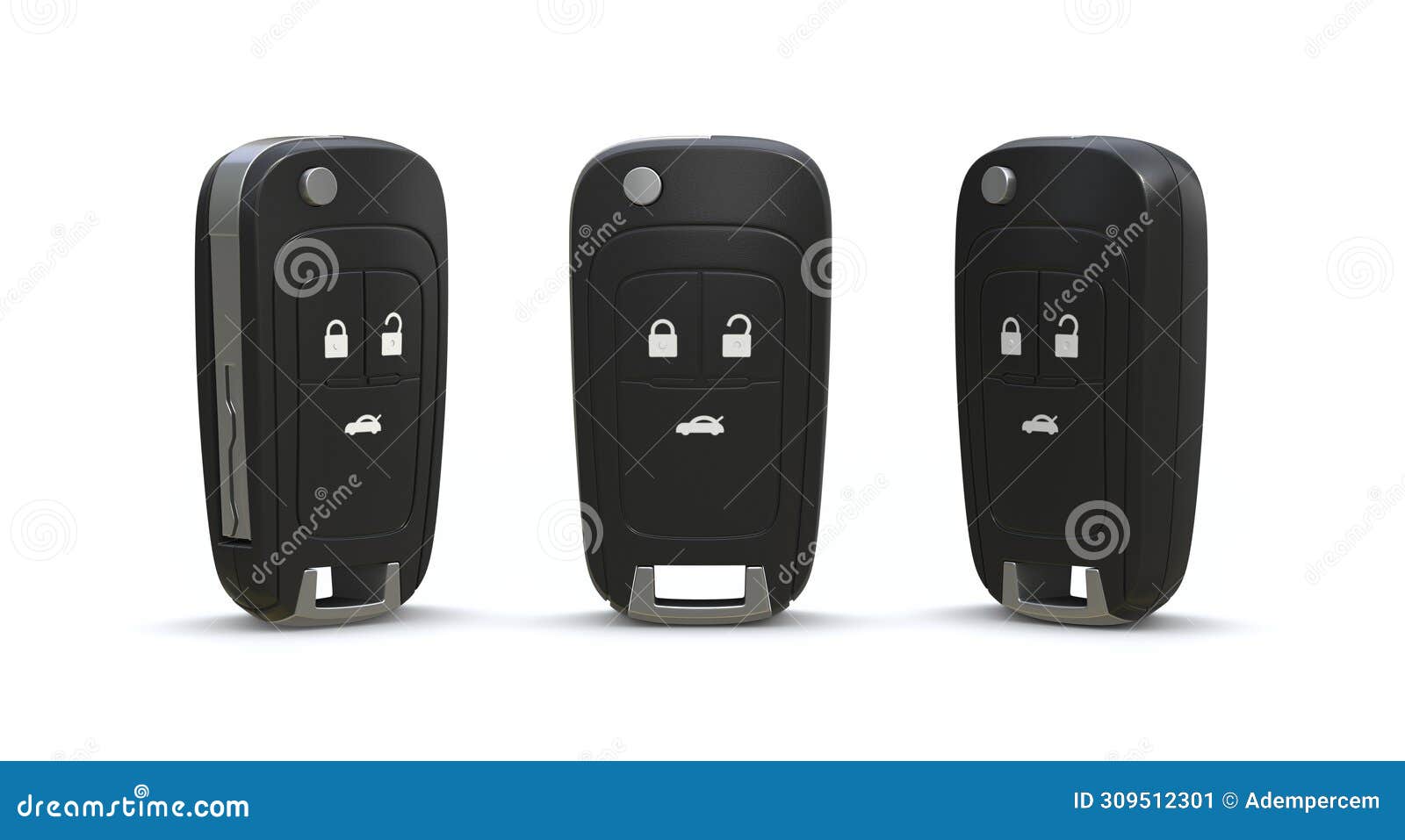 Black Car Key Set stock illustration. Illustration of button - 309512301