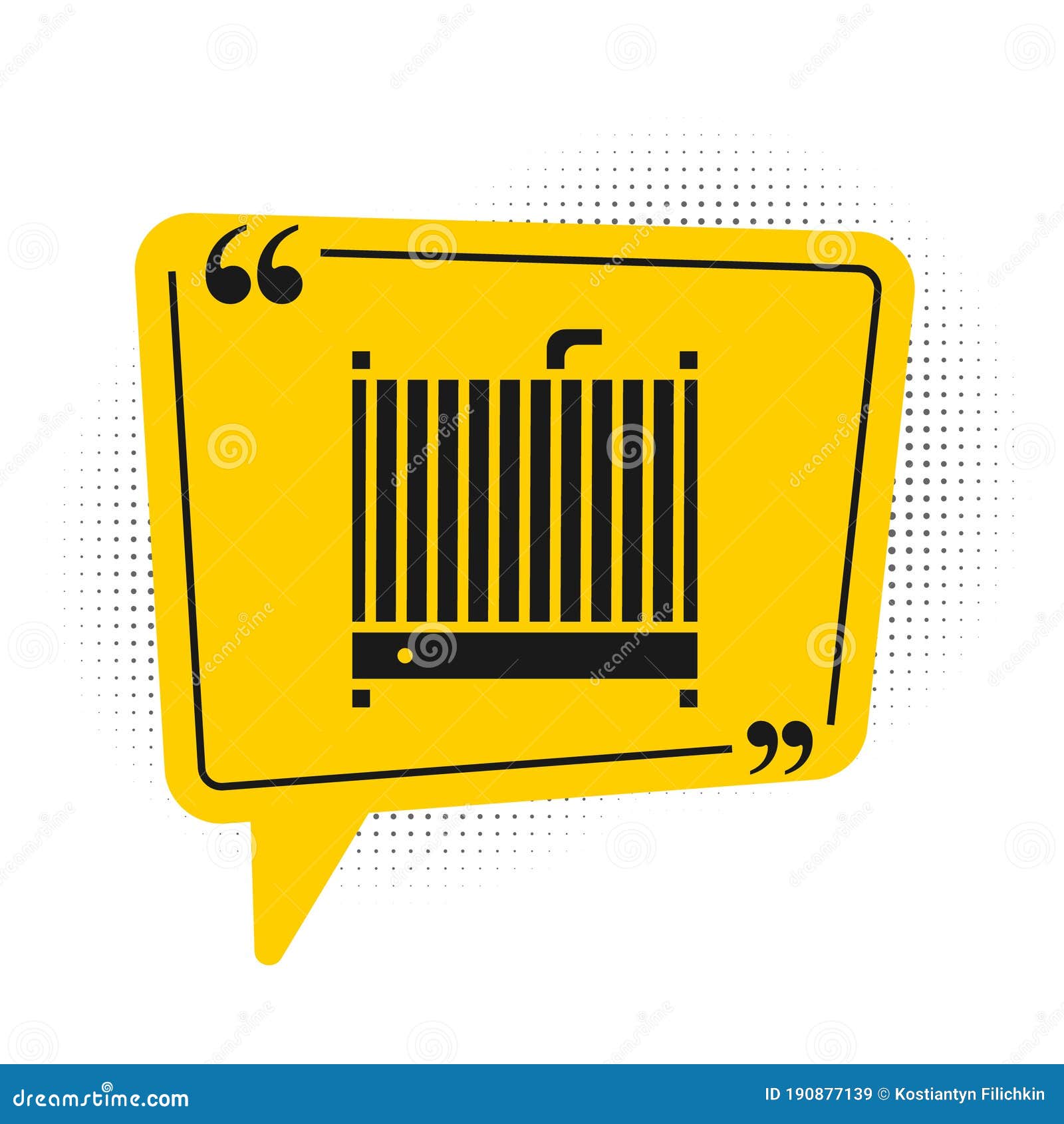 Map Symbol Radiator Water Icon Of 3 Types Color, Black And White ...