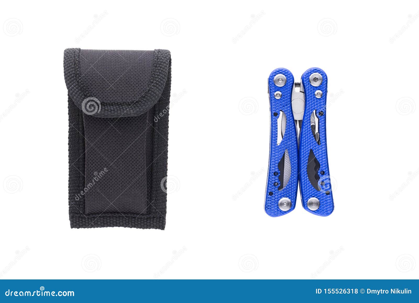 Hight Quality Black and Blue Multi-tool with Case Stock Photo - Image ...