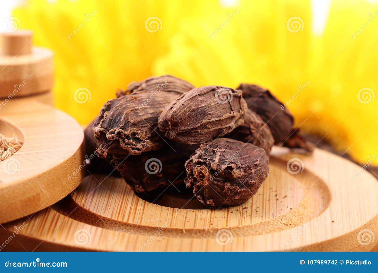 Black cardamon stock photo. Image of nature, ingredient - 107989742