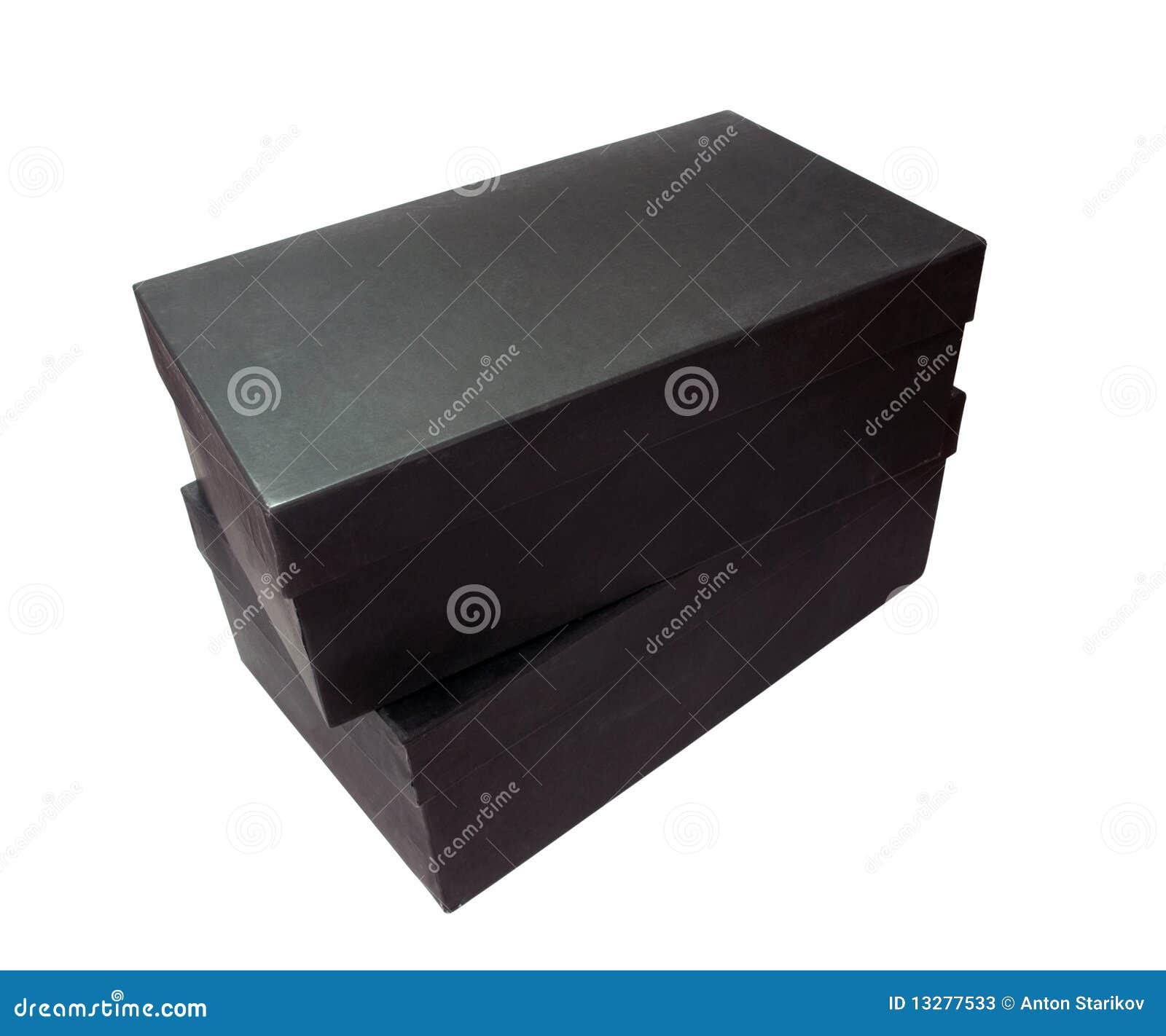 Black cardboard boxes stock image. Image of cardboard - 13277533