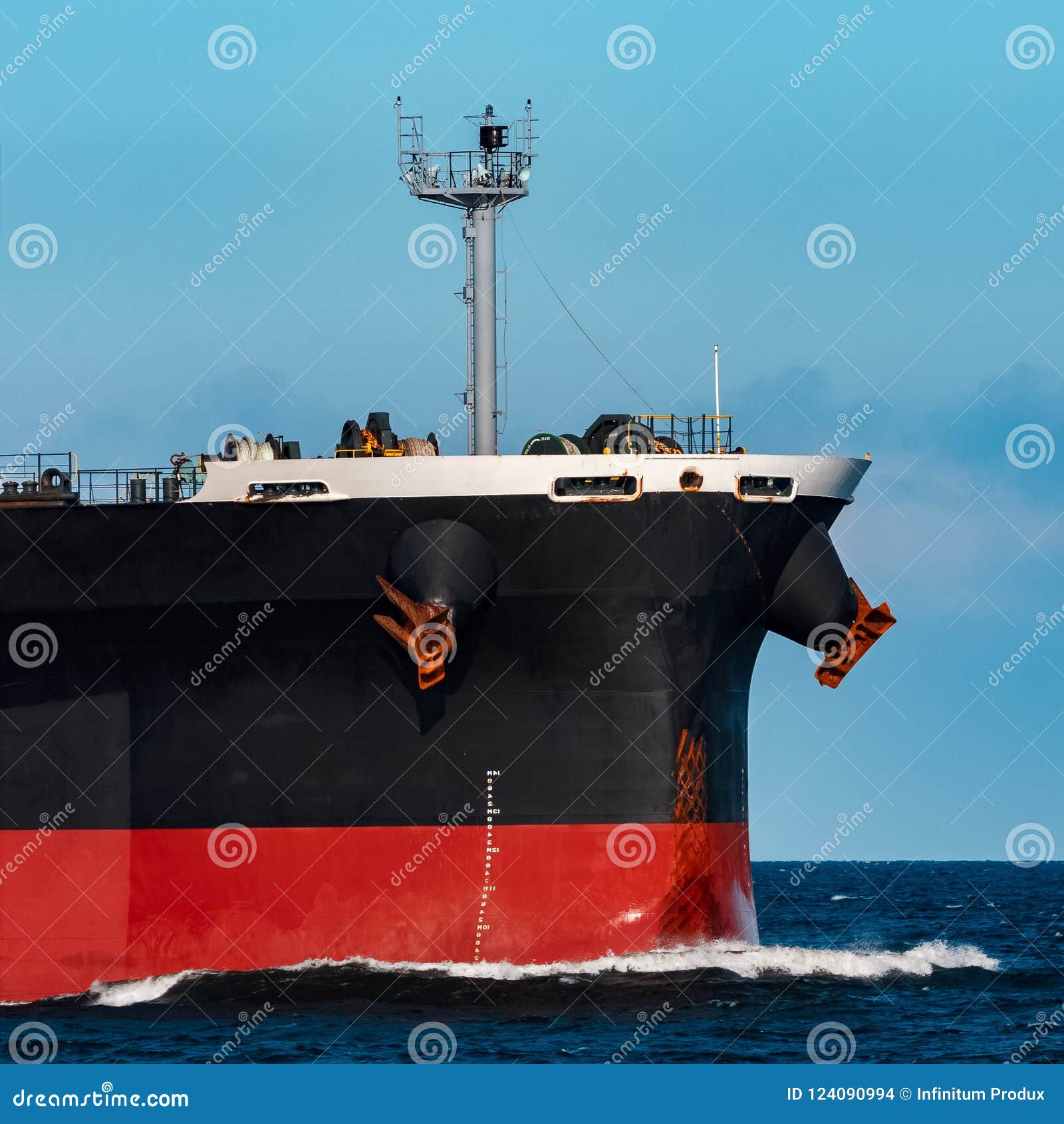 Black cargo ship stock photo. Image of cargo, bulk, ship - 124090994