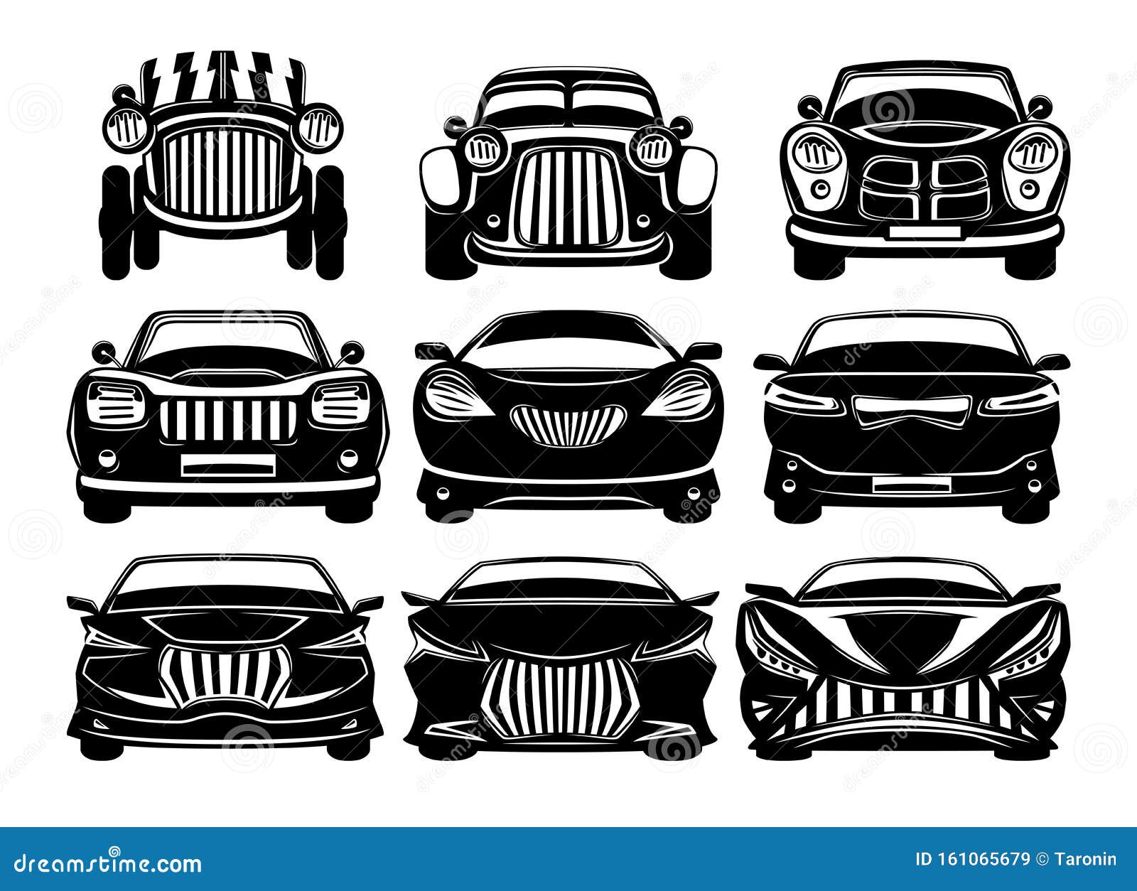 Car evolution vehicle set. stock vector. Illustration of evolution ...