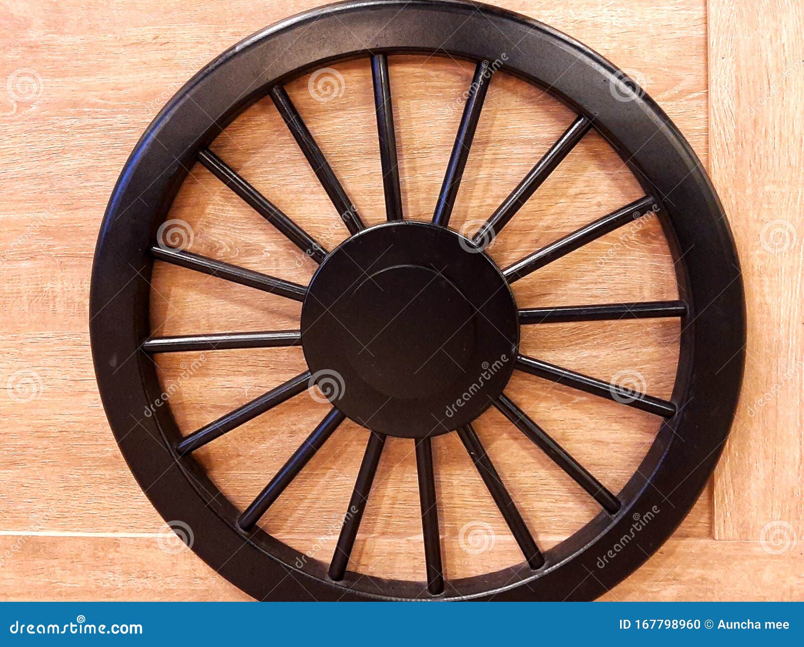 Black Cart Wheel Onthe Wooden - Image Stock Photo - Image of farm ...