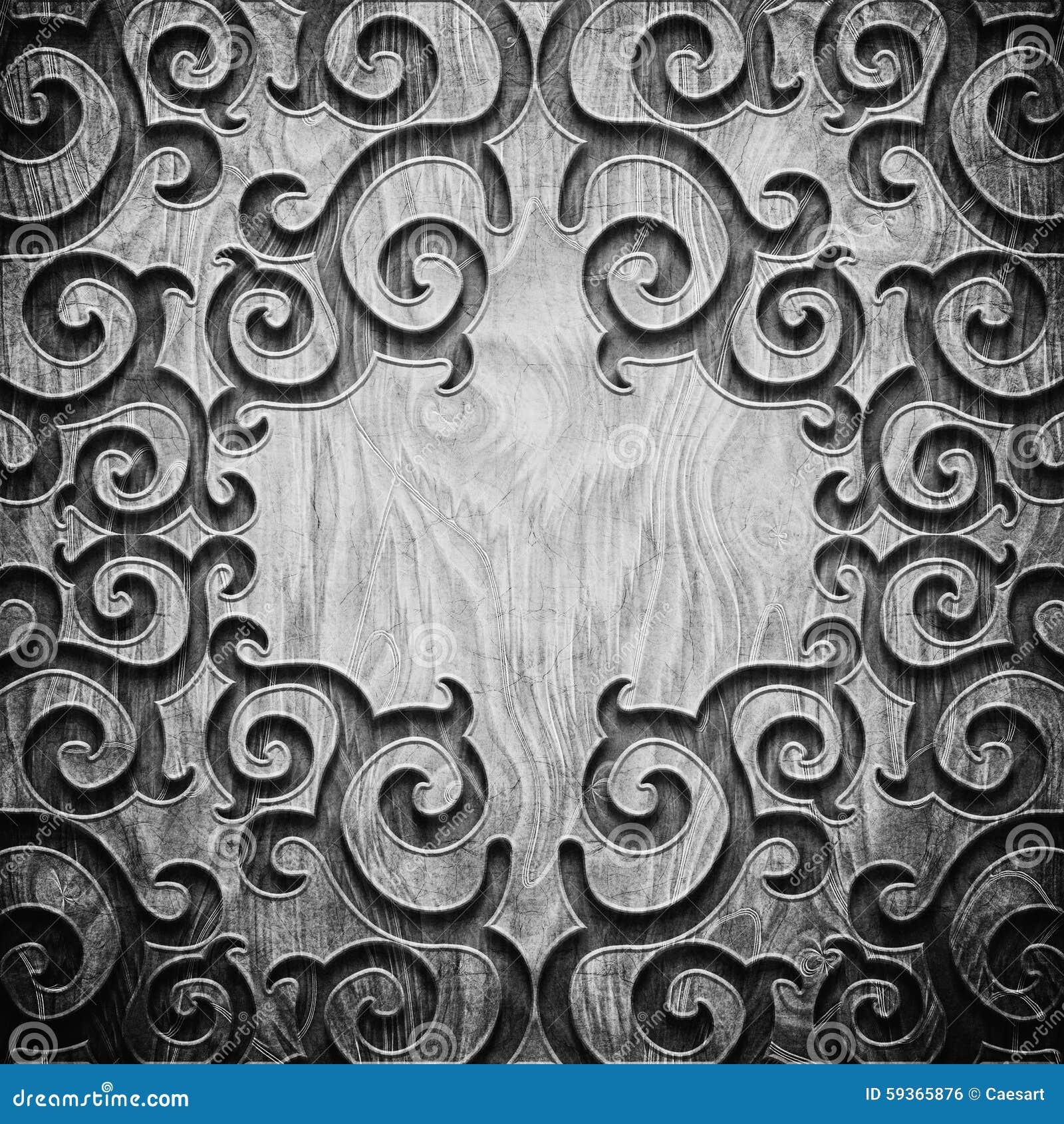 Black Carved Wooden Pattern Royalty-Free Stock Photography ...