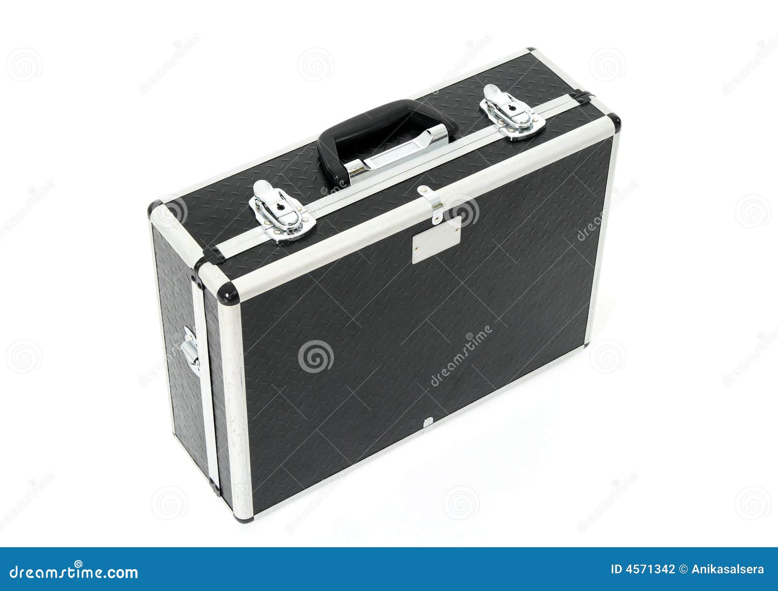 Black Case Full Of Dollar Bills Close Up.Money Bricks In Case Stock ...