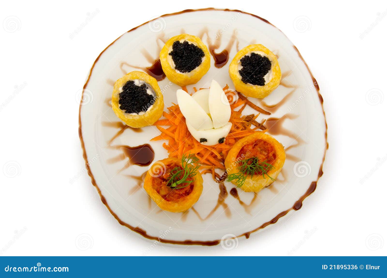 Black caviar on bread stock photo. Image of macro, delicious - 21895336