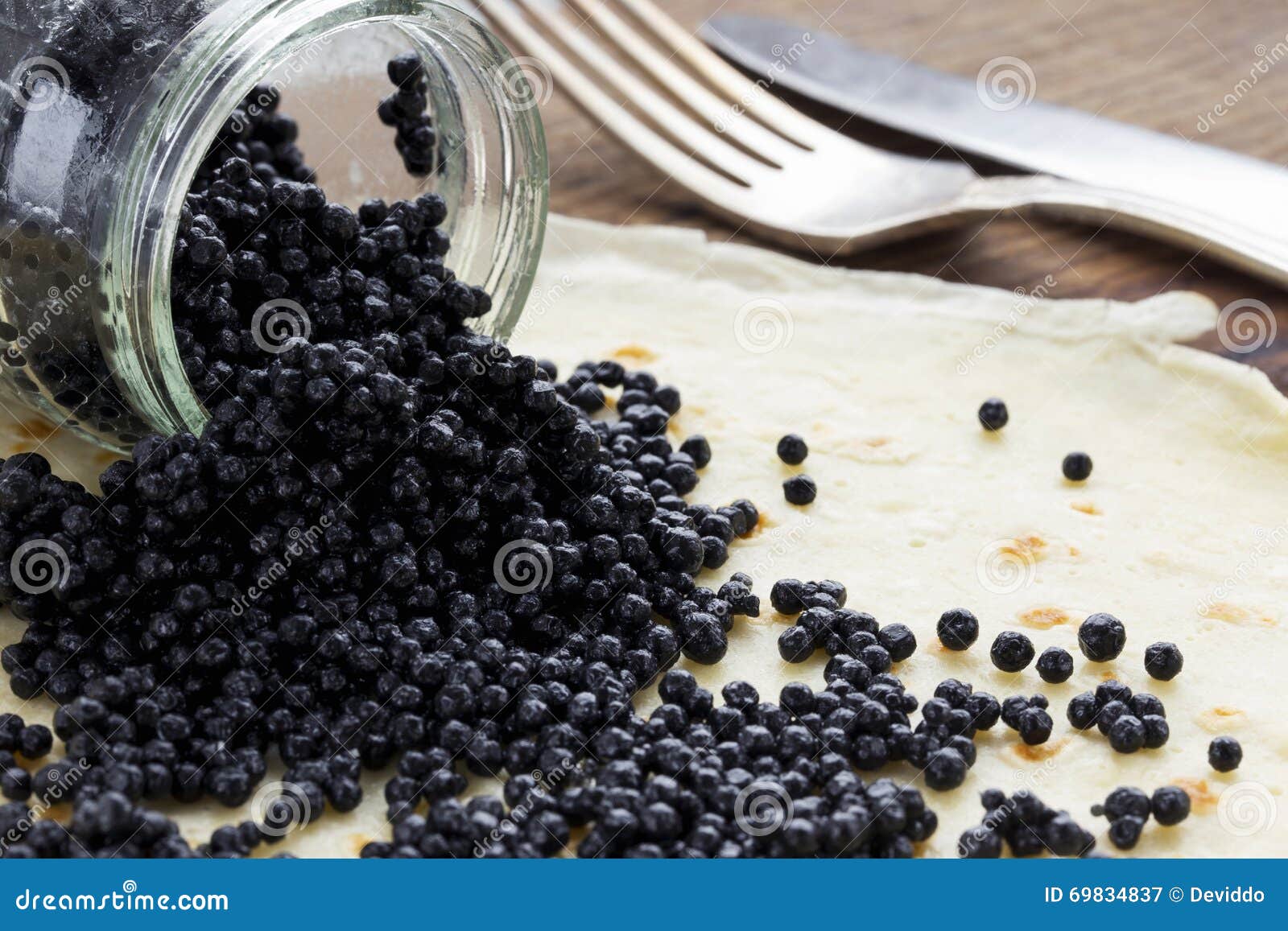 The black caviar stock image. Image of fish, black, caviar - 69834837