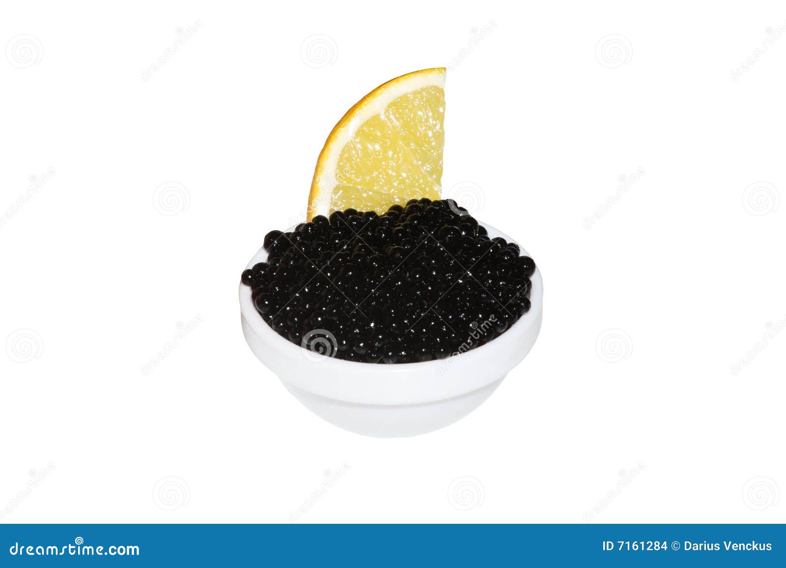 Black caviar and lemon stock photo. Image of isolated - 7161284